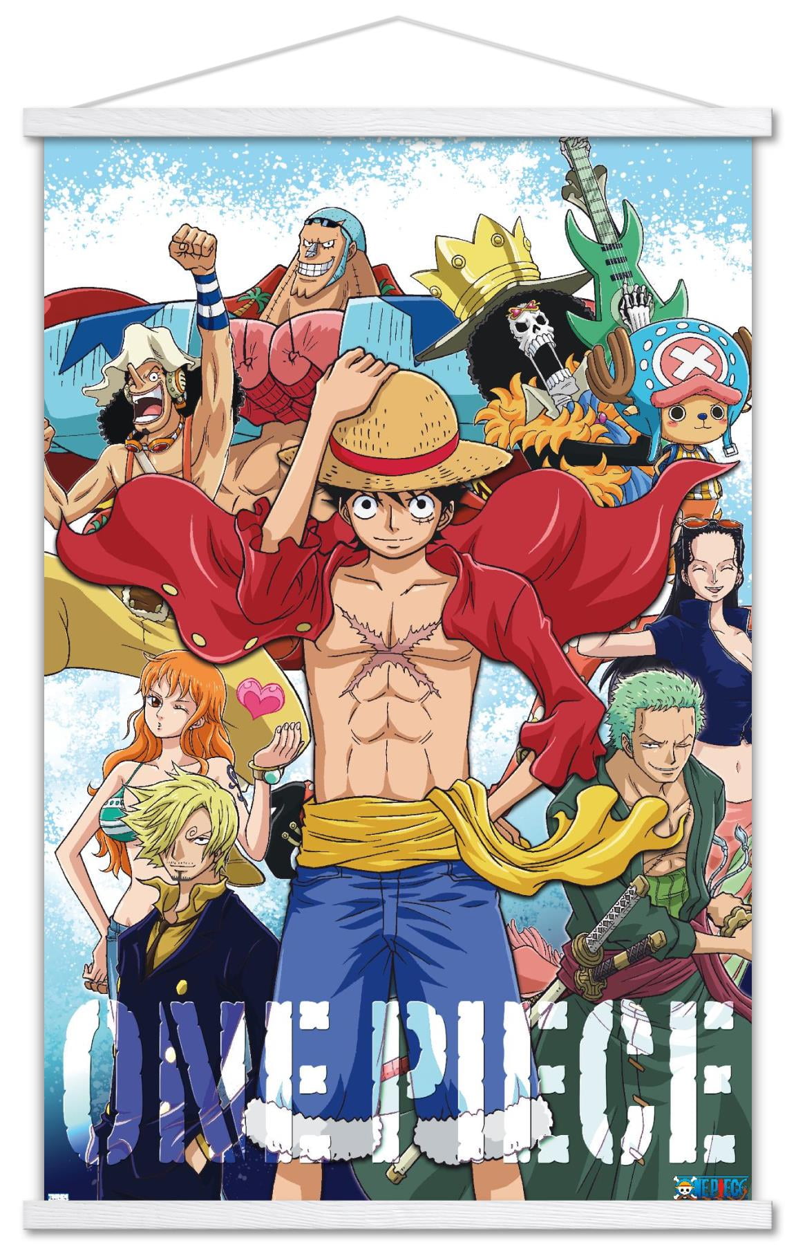 One Piece - Crew Wall Poster with Magnetic Frame, 22.375" x 34 ...
