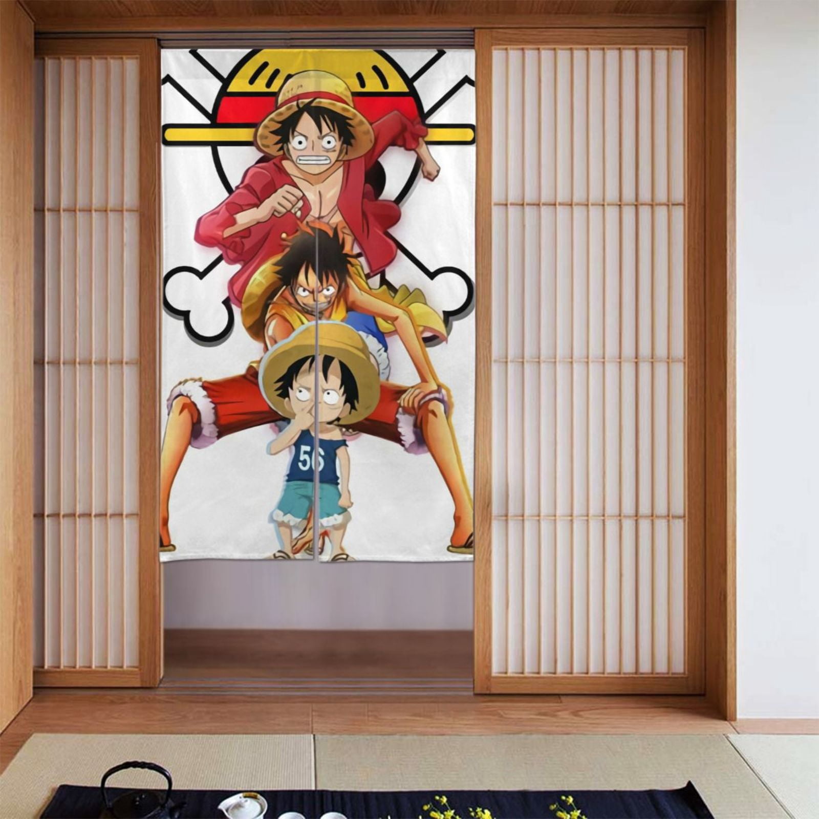 One Piece Custom Funny Photo Doorway Curtain, Customized Personalized ...