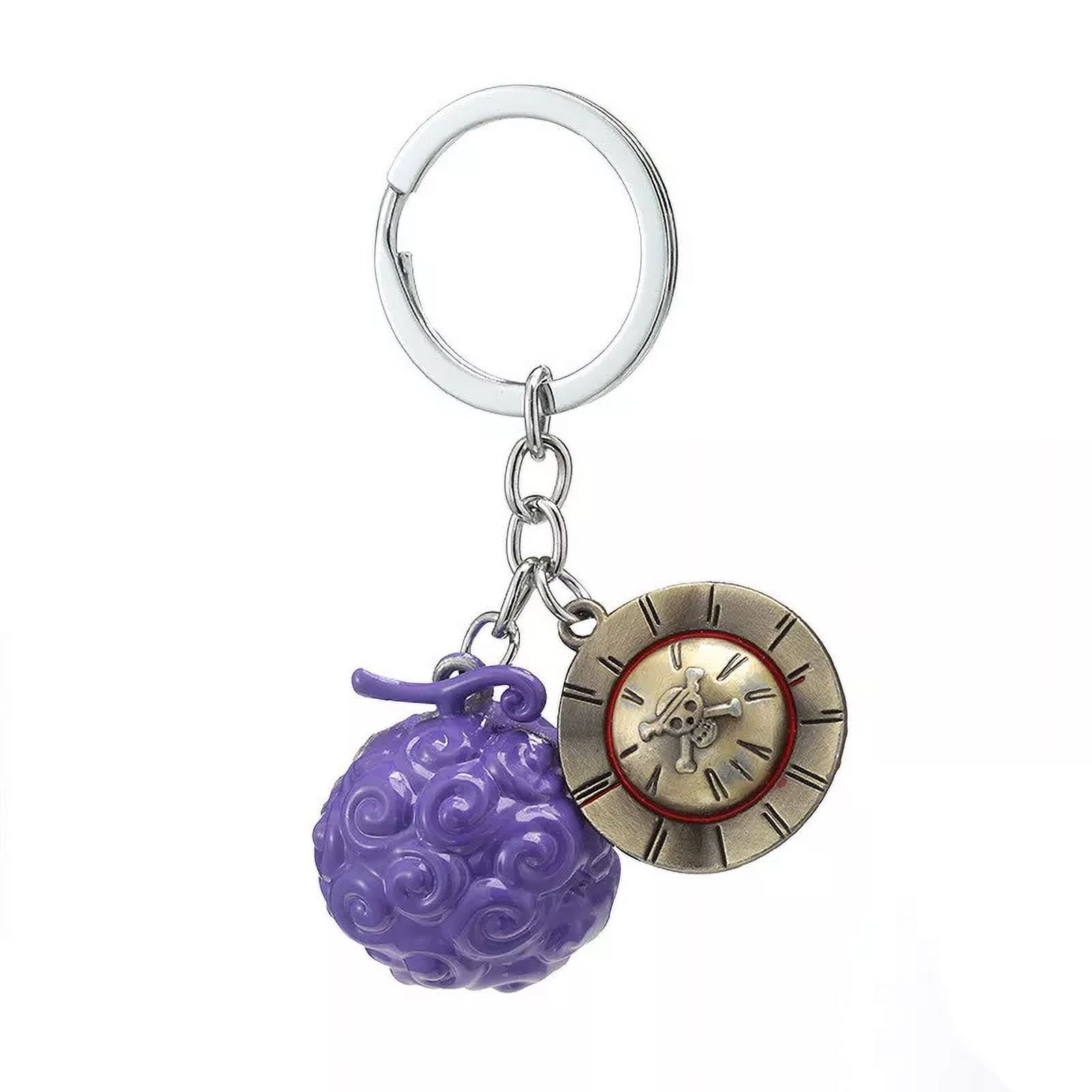 One Piece Devil Fruit Keychain Anime Charm_Luffy Gum Gum 1.4" - Walmart.com