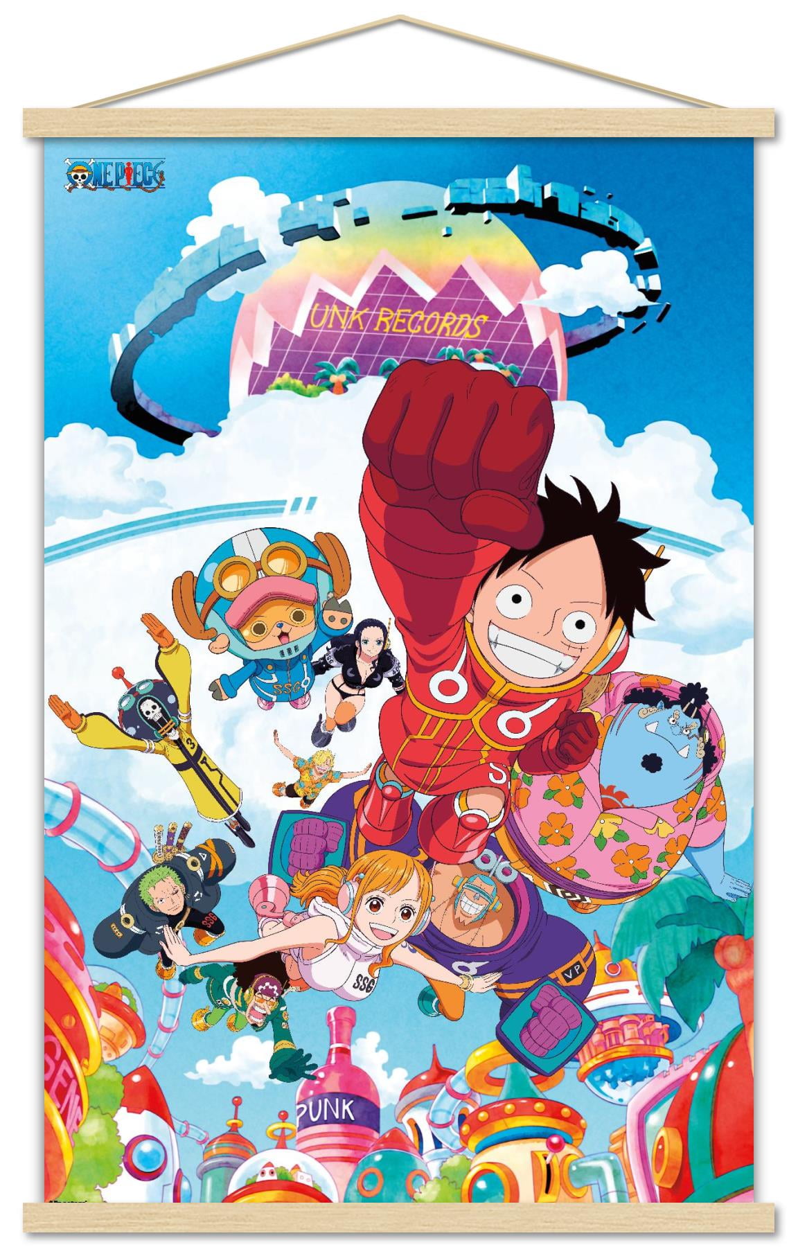 One Piece: Egghead Arc - Future Island Group Wall Poster with Magnetic ...