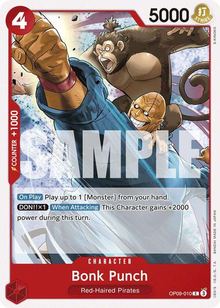 One Piece Emperors in the New World Common Bonk Punch OP09-010 ...
