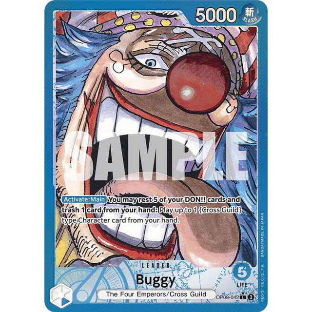One Piece Emperors in the New World Leader Buggy OP09-042 (Parallel ...