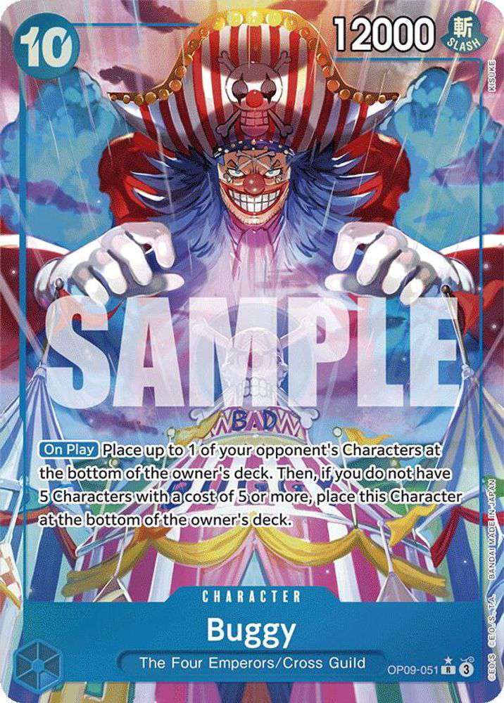 One Piece Emperors in the New World Rare Buggy OP09-051 (Alternate Art ...