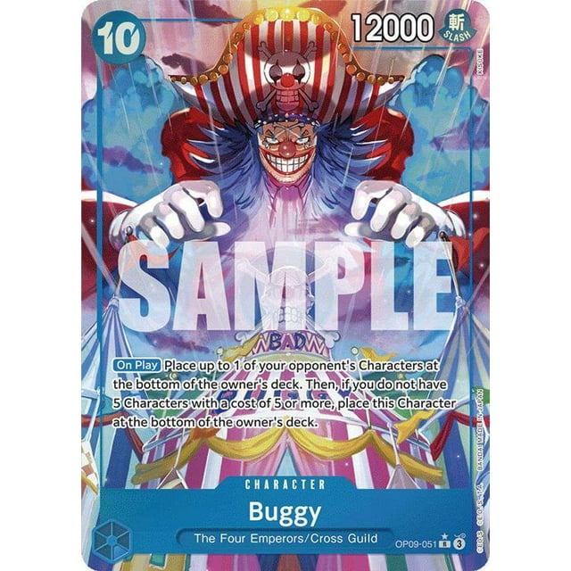 One Piece Emperors in the New World Rare Buggy OP09-051 (Alternate Art ...