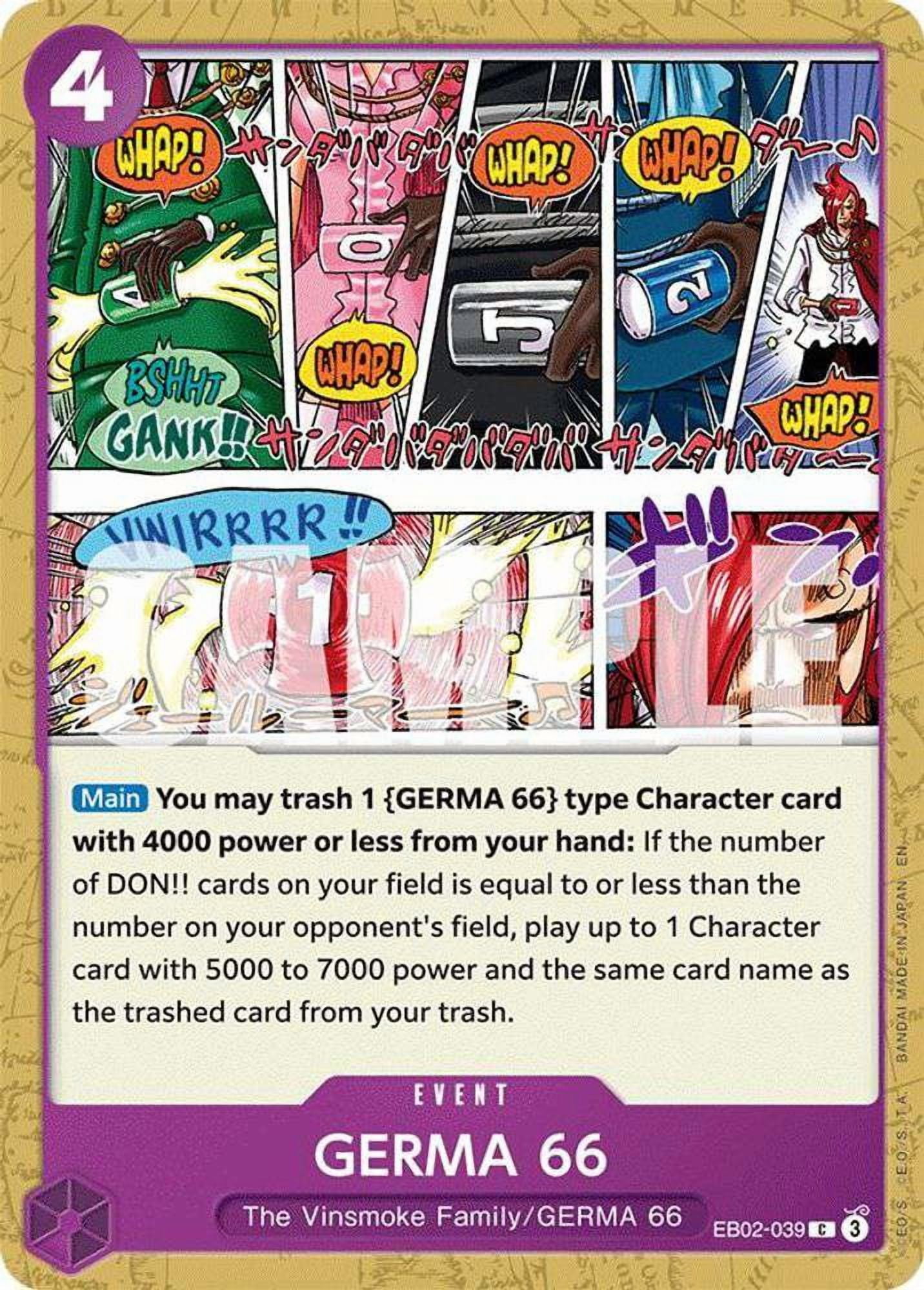 One Piece Extra Booster: Anime 25th Collection Common GERMA 66 EB02-039 ...