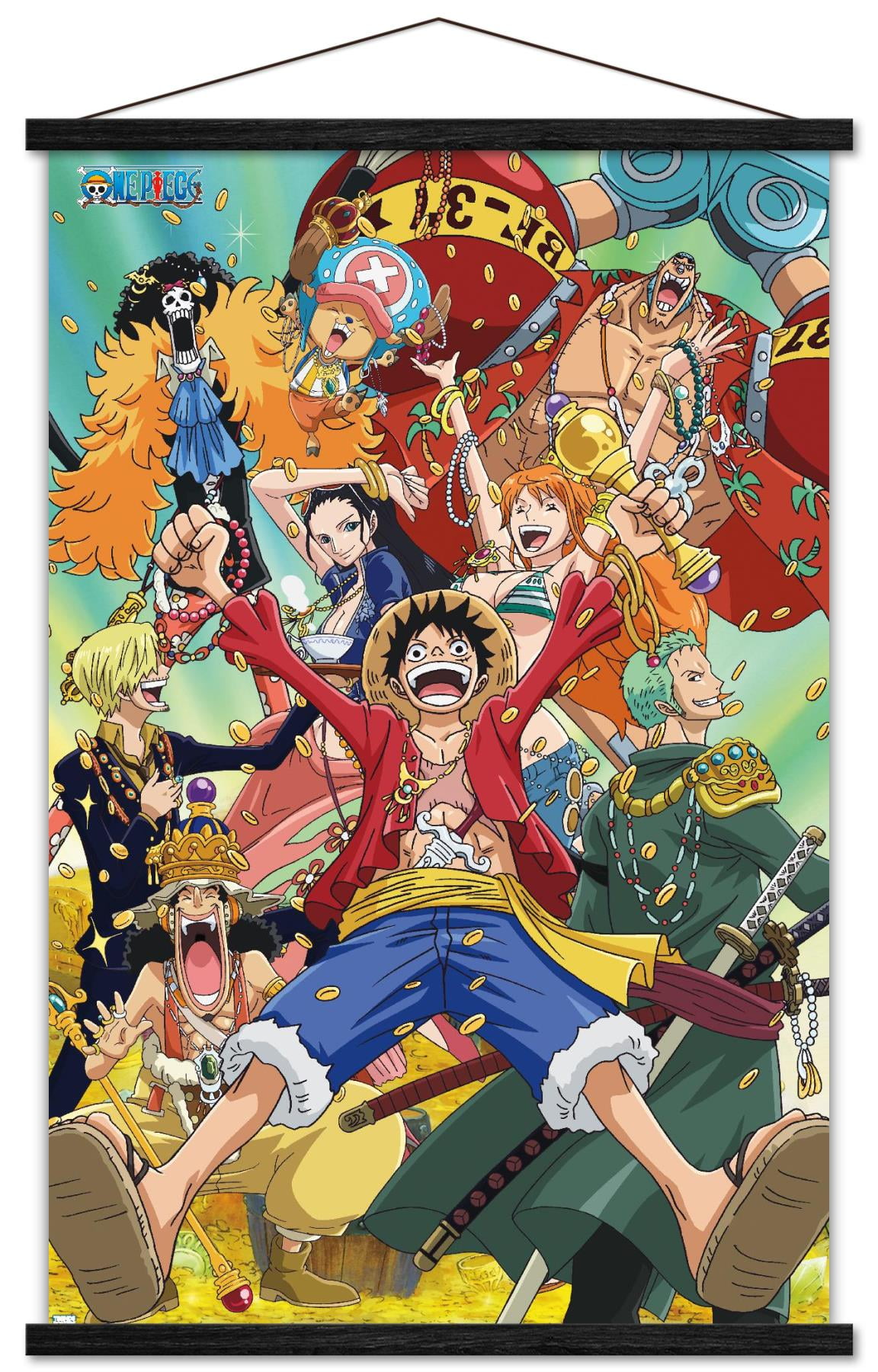 One Piece: Fishman Island - Crew Treasure Wall Poster with Magnetic ...