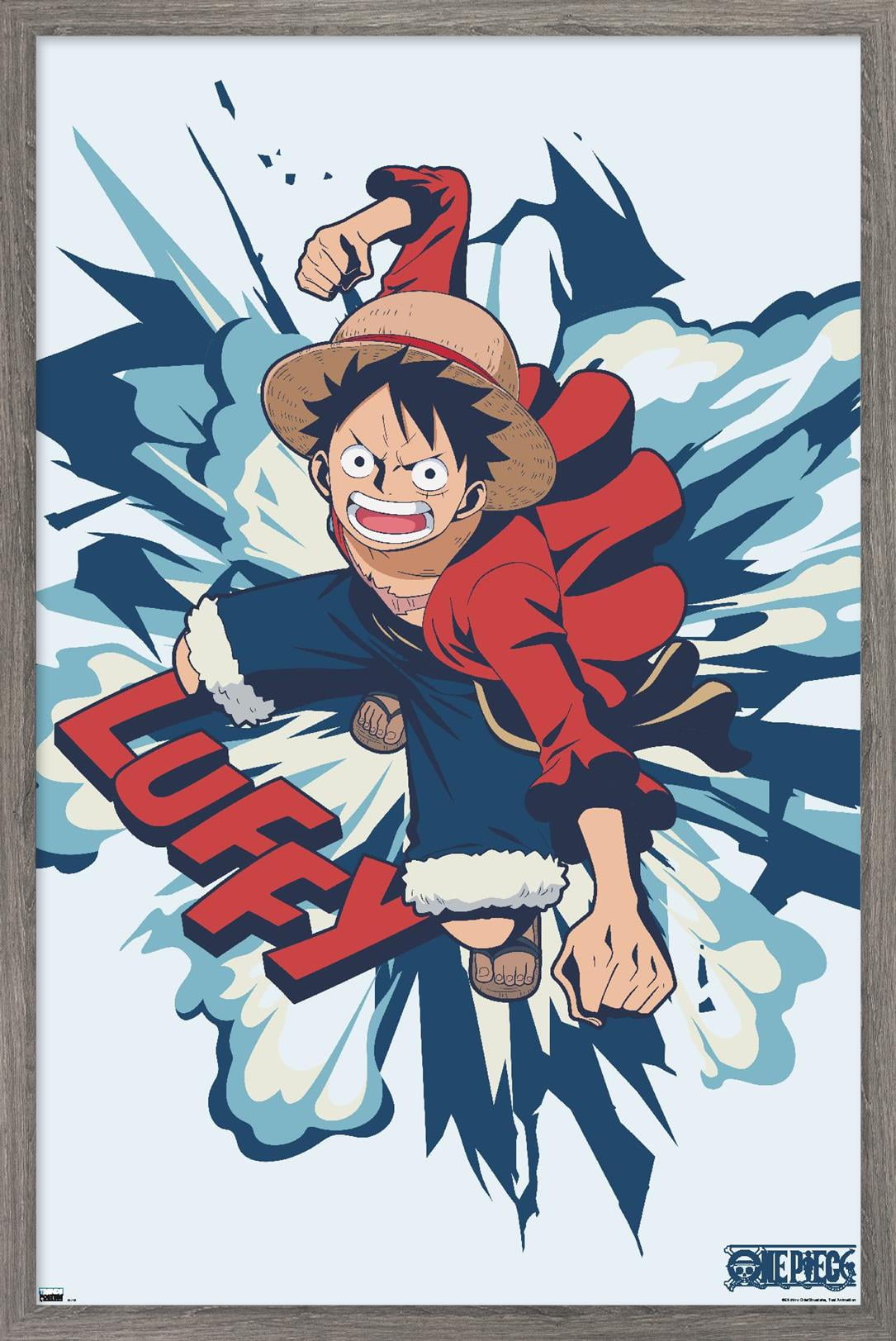 One Piece: Fishman Island - Luffy Punch Wall Poster, 22.375" x 34 ...