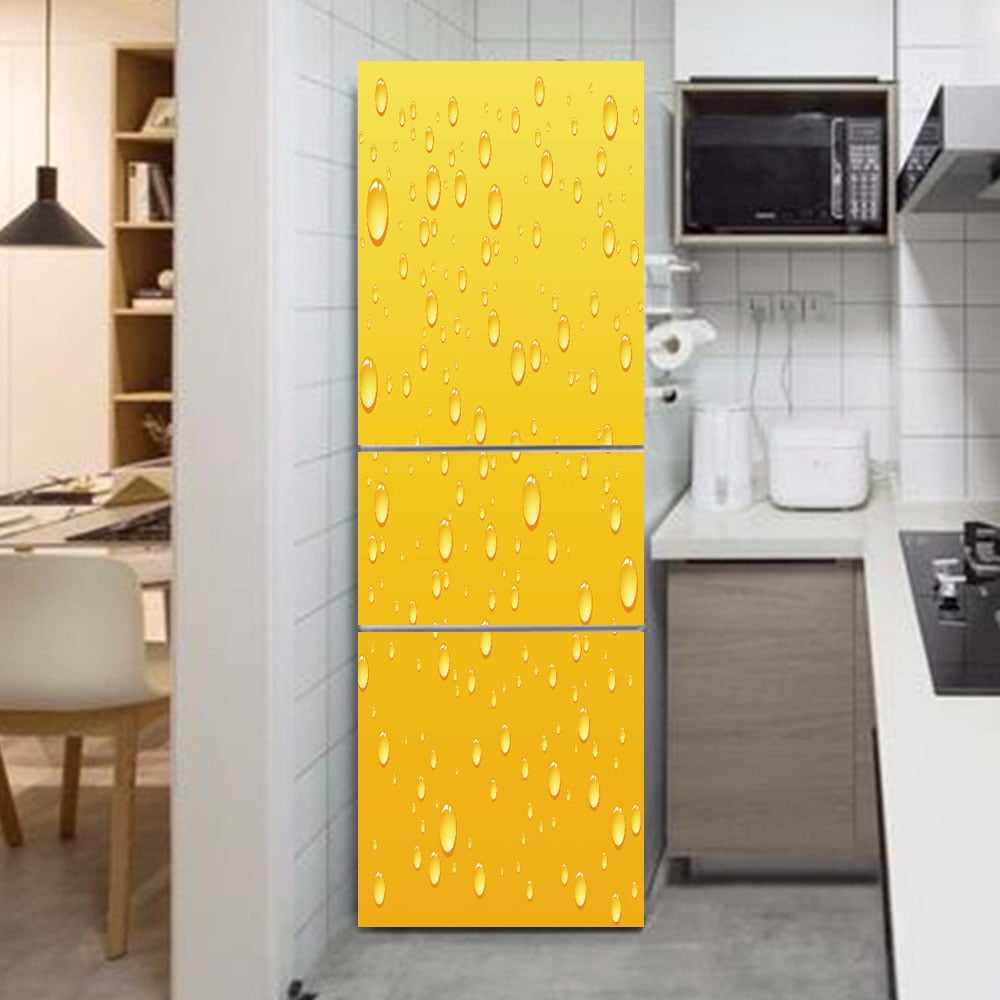 One Piece Fridge Wallpaper Vinyl Decorative Pared Wrap Refrigerator ...