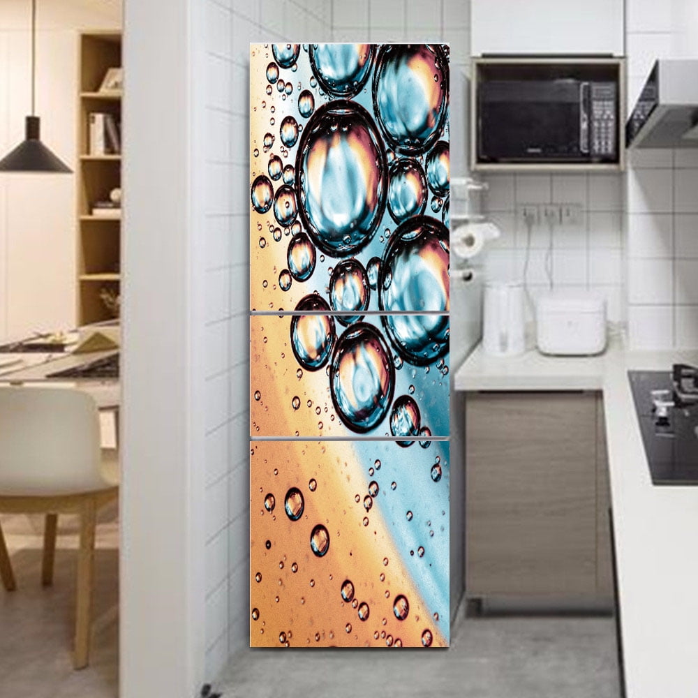 One Piece Fridge Wallpaper Vinyl Decorative Pared Wrap Refrigerator ...