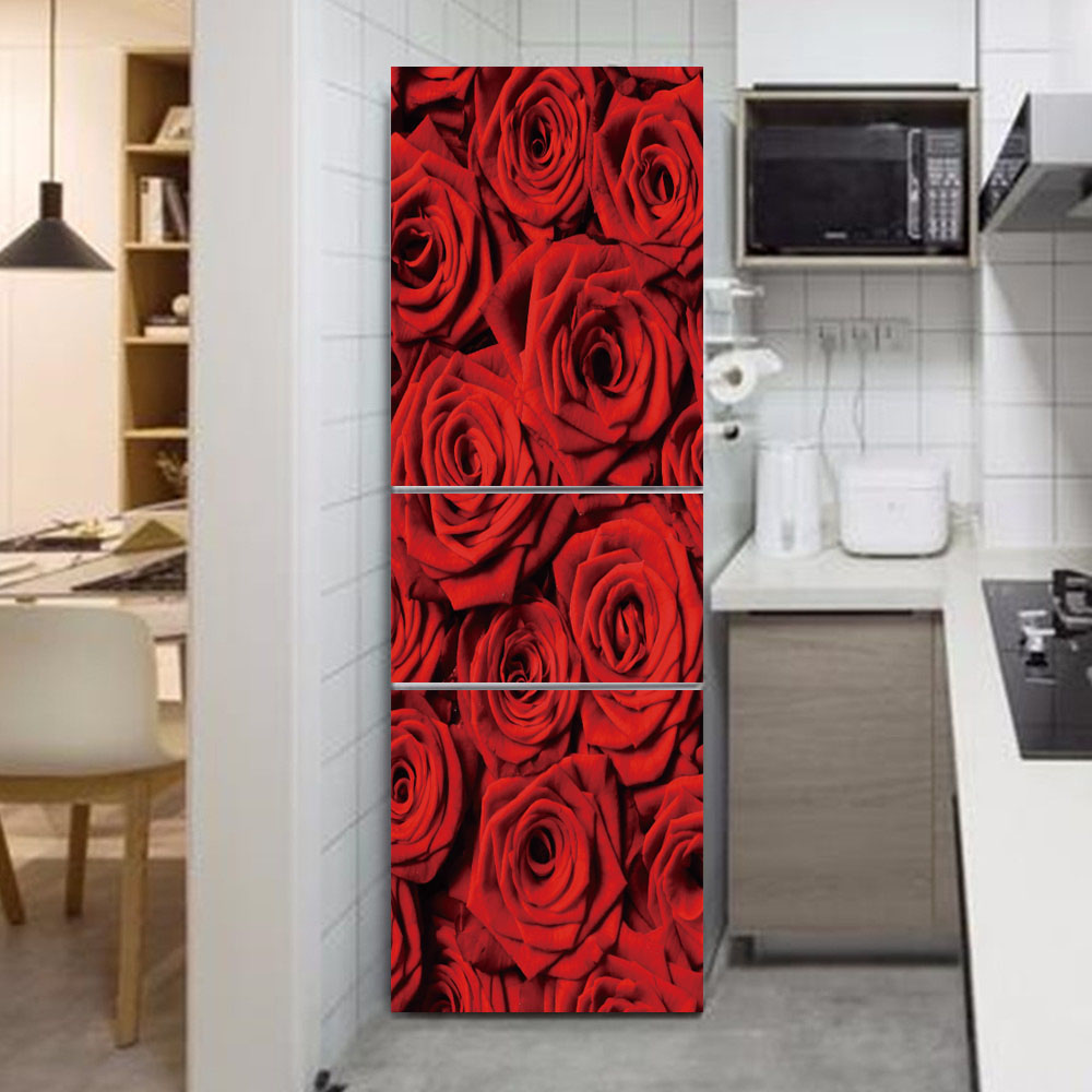 One Piece Fridge Wallpaper Vinyl Decorative Pared Wrap Refrigerator ...