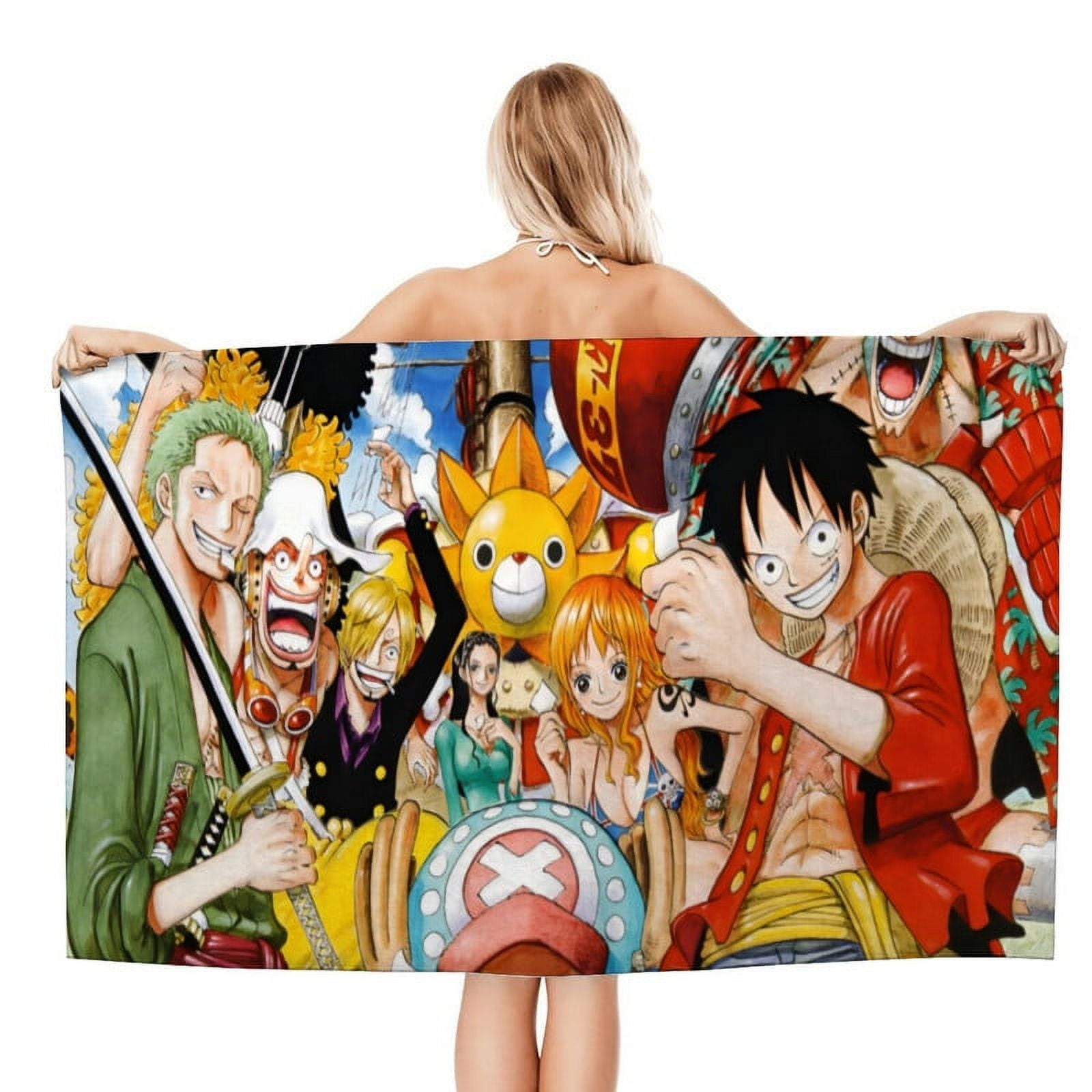 One Piece Gifts Beach Towel for Women Girl Or Boy Birthday Inspired Fan Bath Outdoor Music Lover ...