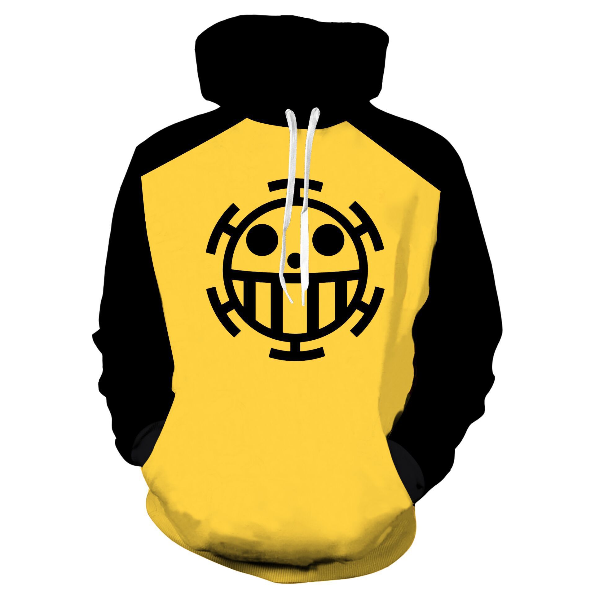One Piece Hoodie Men's and Big Men's Front Back Graphic French Terry ...