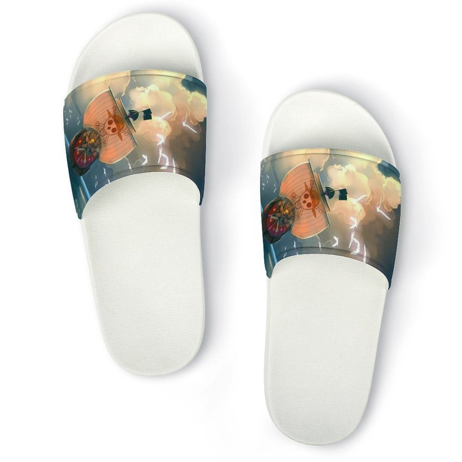 One Piece House Slides Non Slip Quick Drying Shower Sandals Bathroom ...