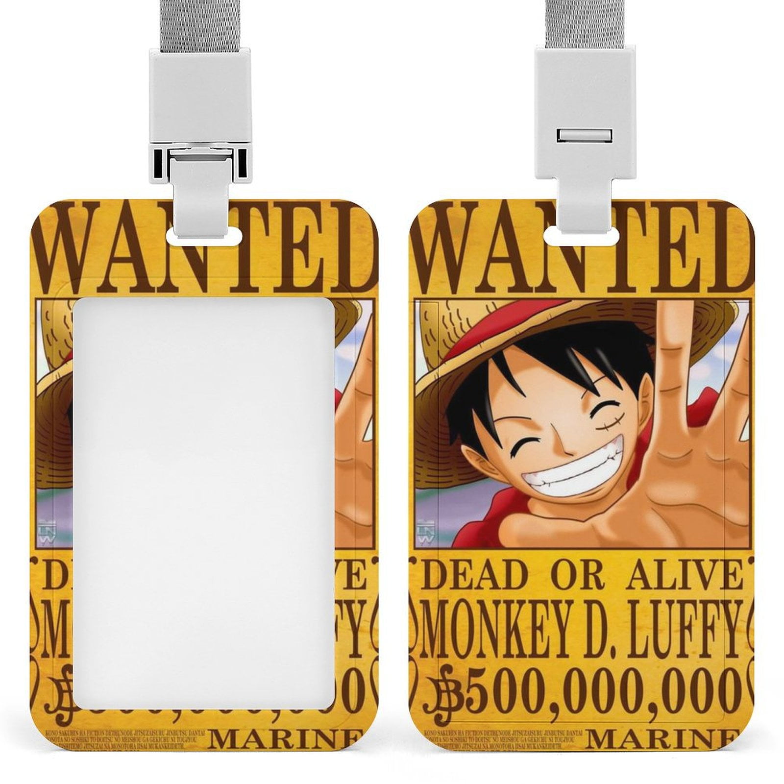 One Piece ID Card Name Holder Sets ID Card Name Badge Holder ...