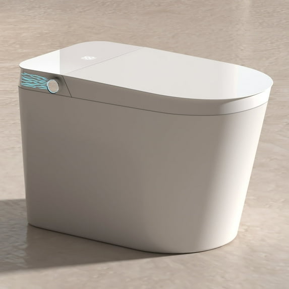 One Piece Intelligent Tankless Toilet with Bidet Built In, Modern Smart ...