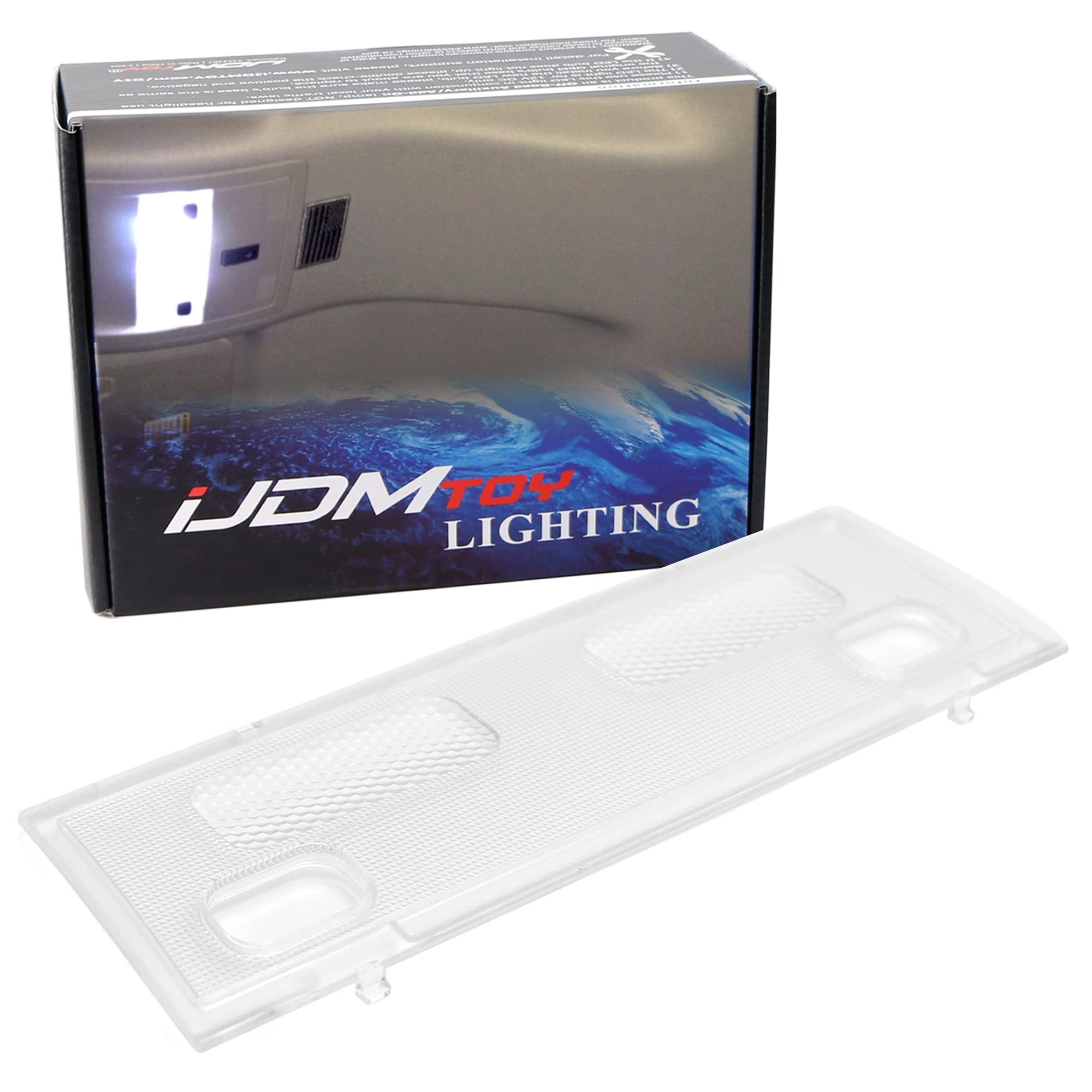One-Piece Interior Overhead Front Map/Dome Light Cover Lens Replacement ...