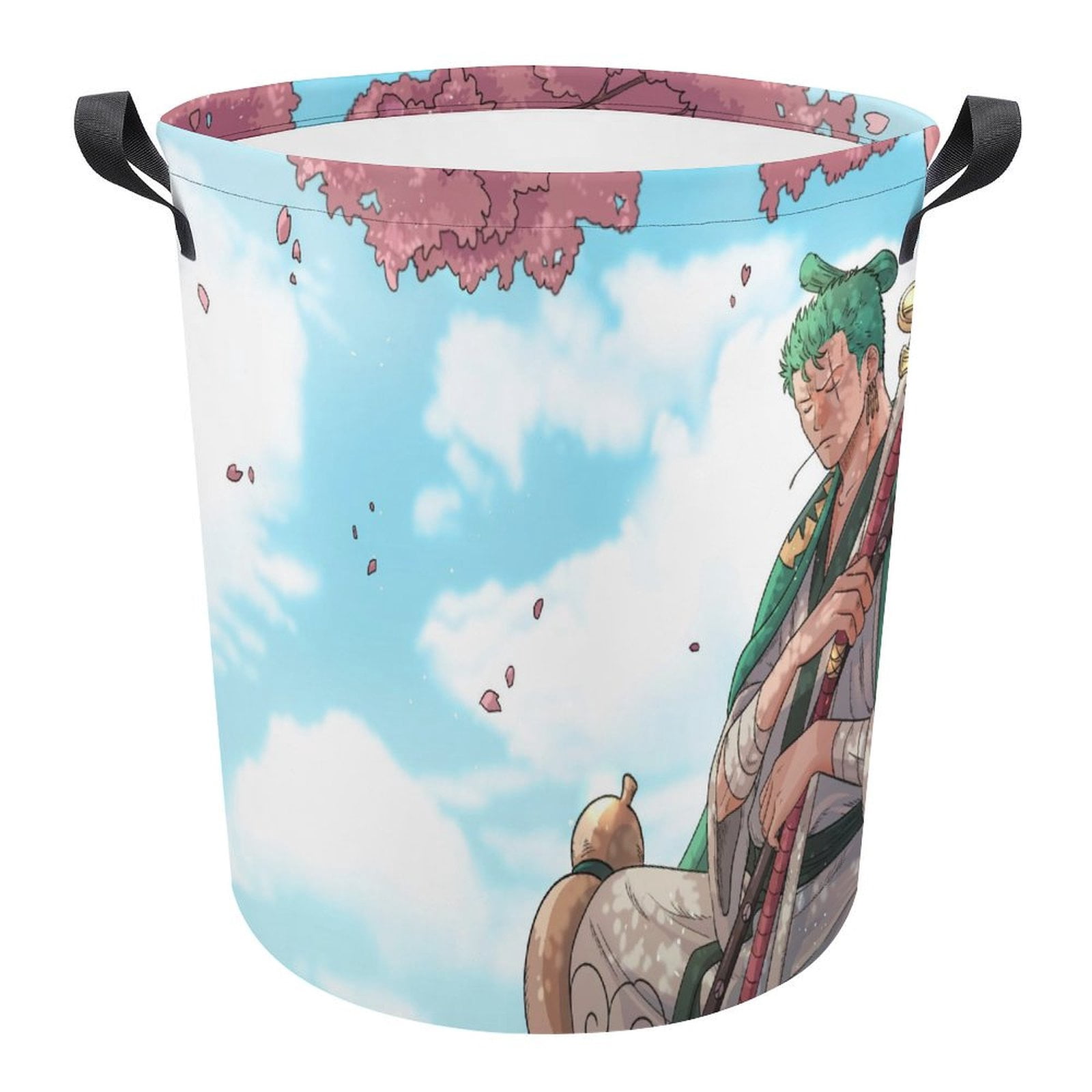 One Piece Kid Boy Girl Laundry Hamper with Handle Collapsible Clothes ...