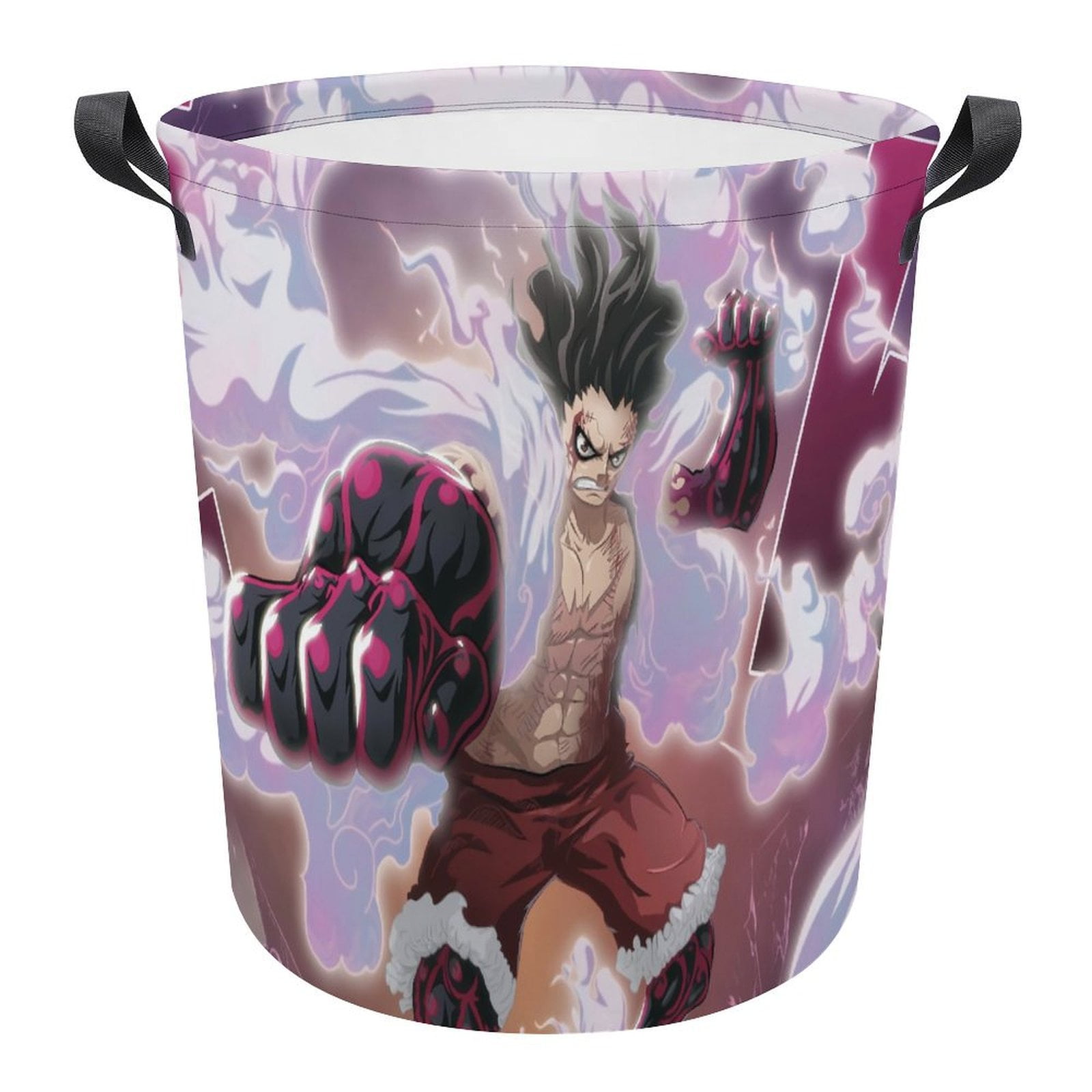 One Piece Kid Boy Girl Laundry Hamper with Handle Collapsible Clothes ...