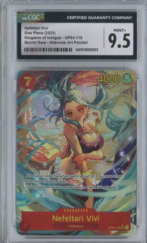 One Piece Kingdoms of Intrigue Secret Rare Nefeltari Vivi OP04-118 (Alternate Art) - Walmart.com
