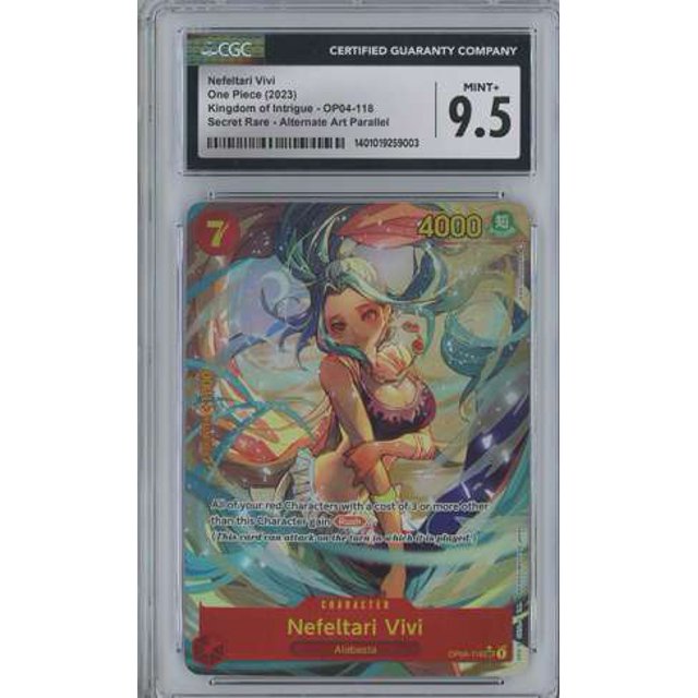 One Piece Kingdoms of Intrigue Secret Rare Nefeltari Vivi OP04-118 ...