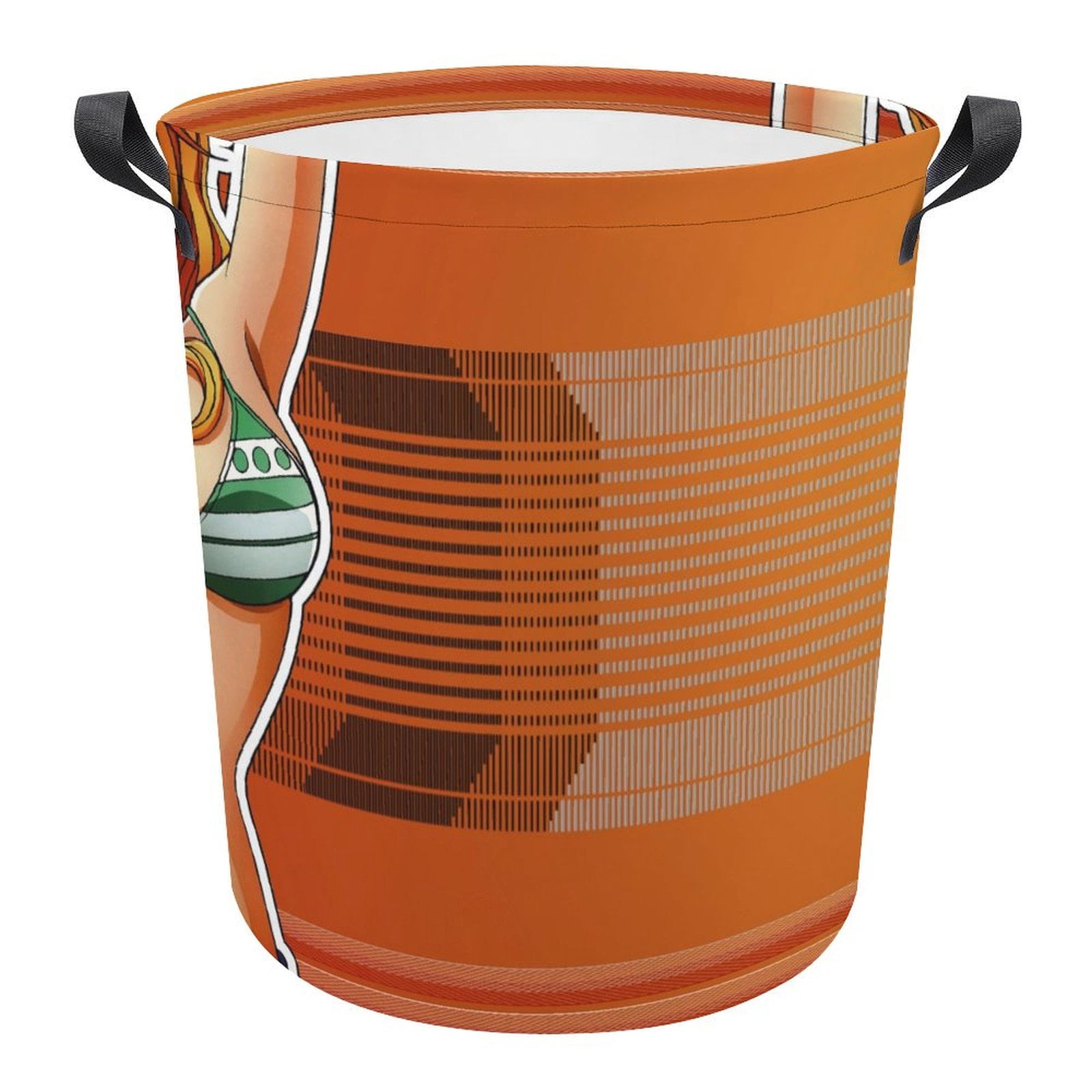 One Piece Laundry Basket Foldable Cartoon Laundry Hamper Oxford Cloth ...