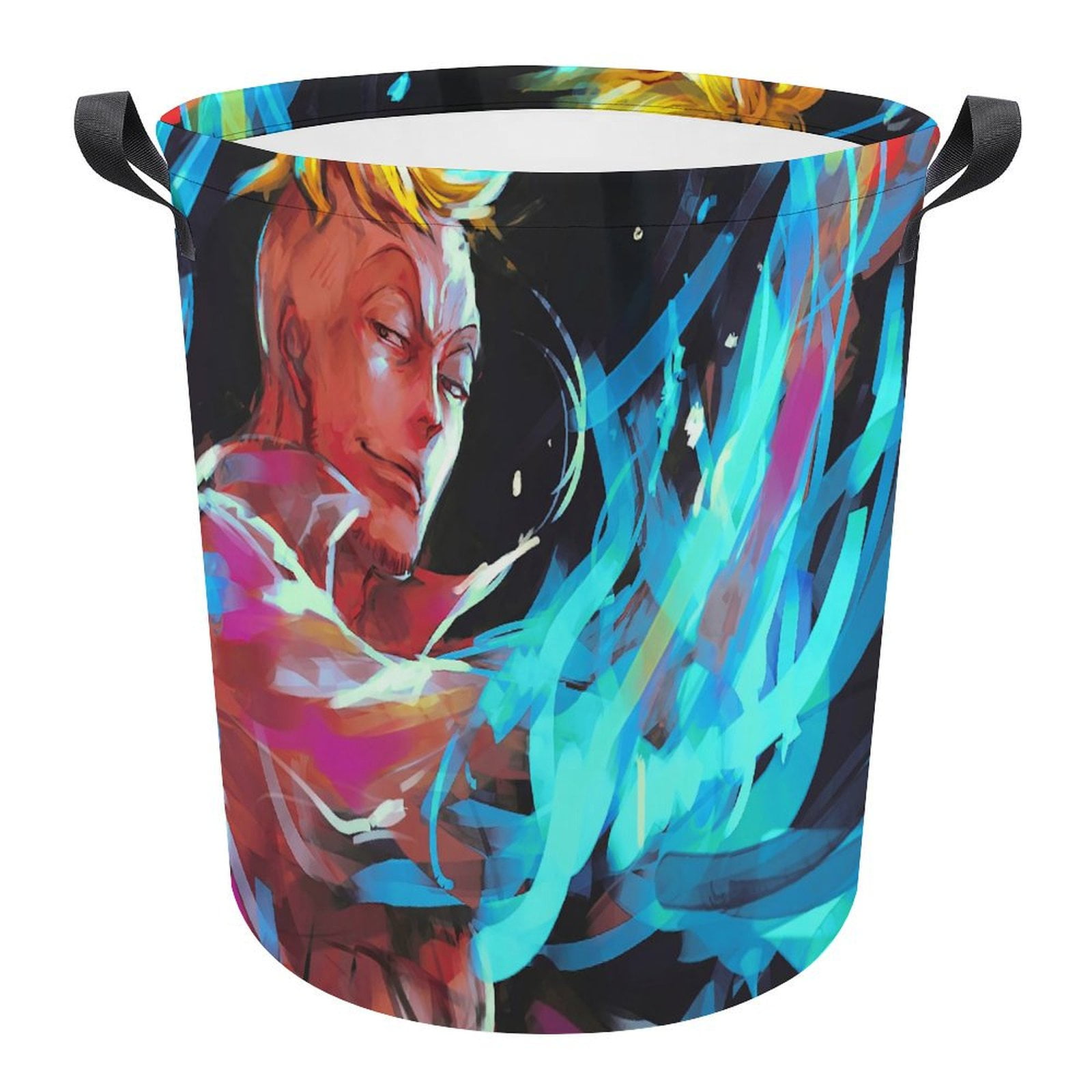 One Piece Laundry Basket Organizer, Collapsible Laundry Hamper Fabric ...