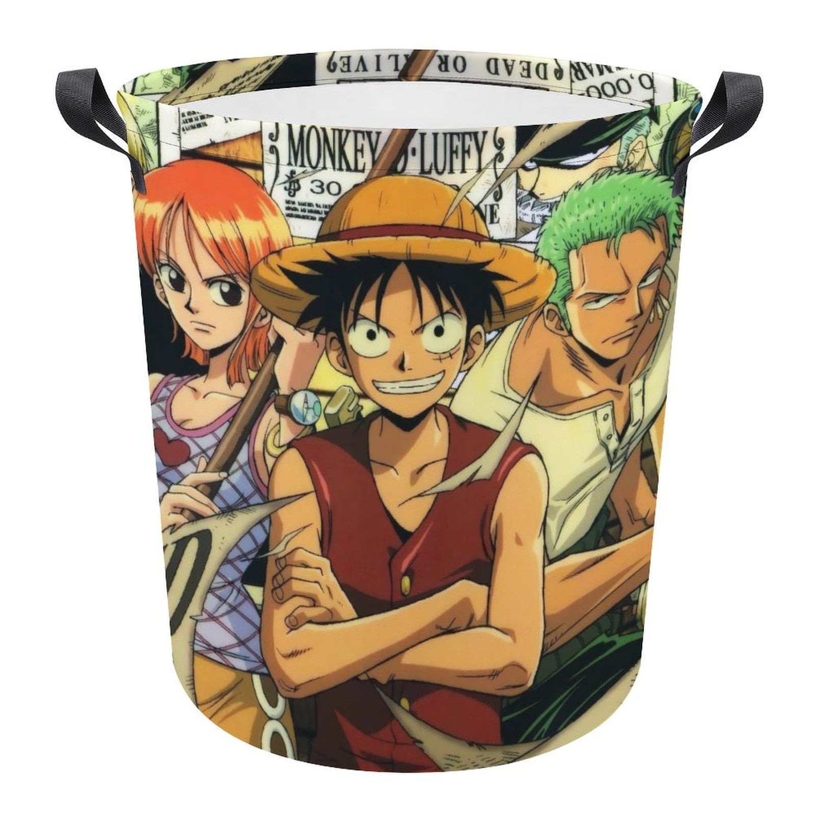 One Piece Laundry Basket Organizer, Collapsible Laundry Hamper Fabric ...