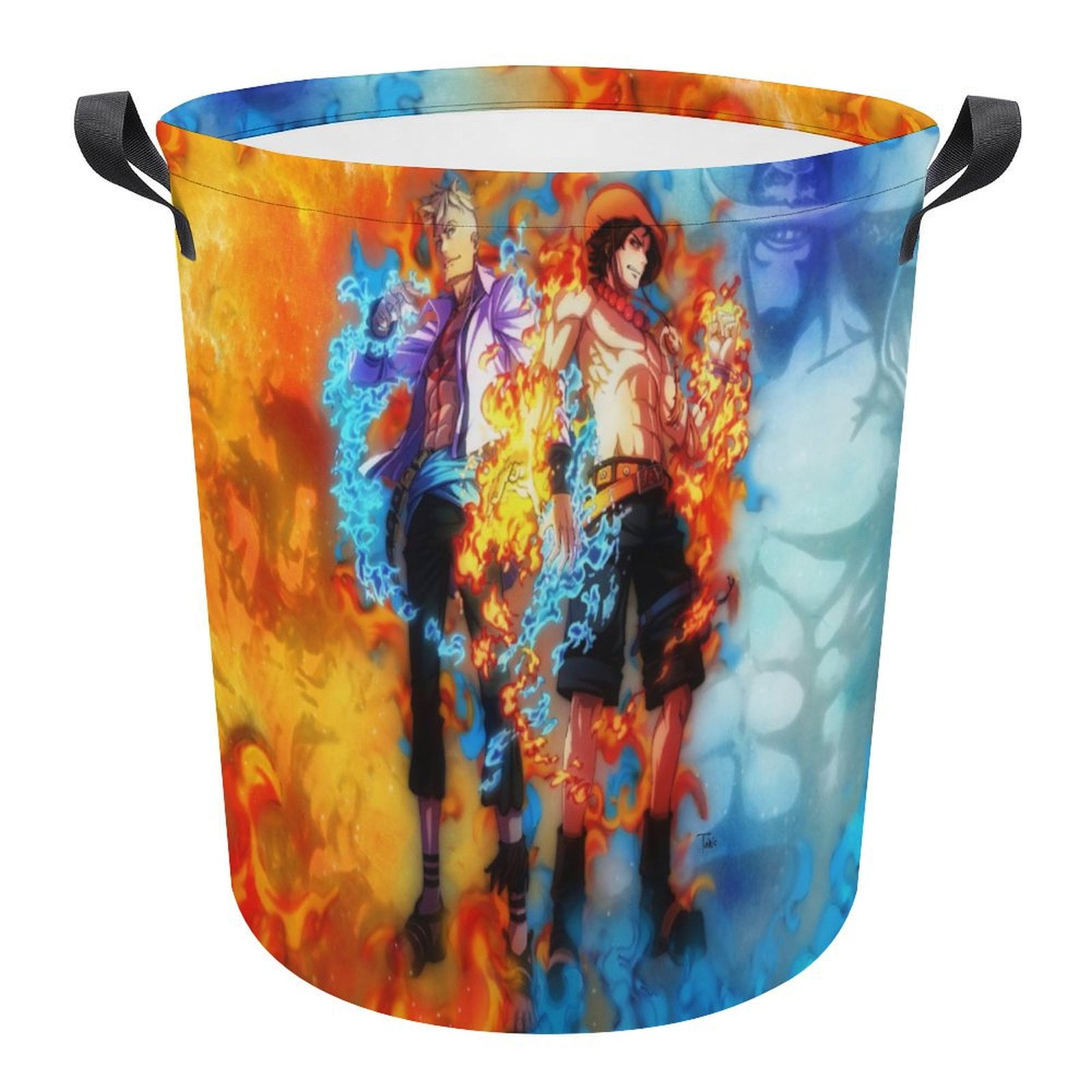 One Piece Laundry Basket Organizer, Collapsible Laundry Hamper Fabric ...