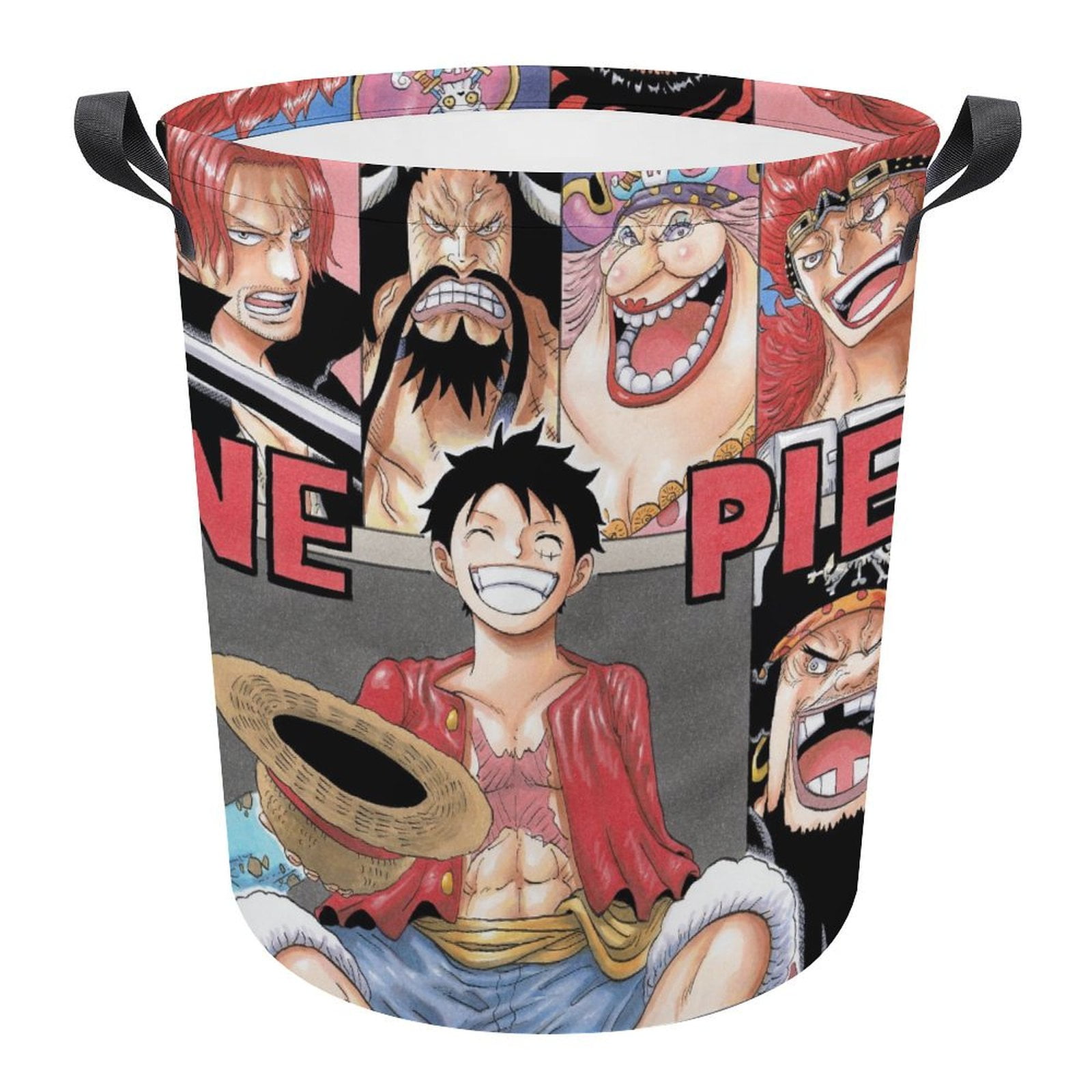 One Piece Laundry Basket Organizer, Collapsible Laundry Hamper Fabric ...