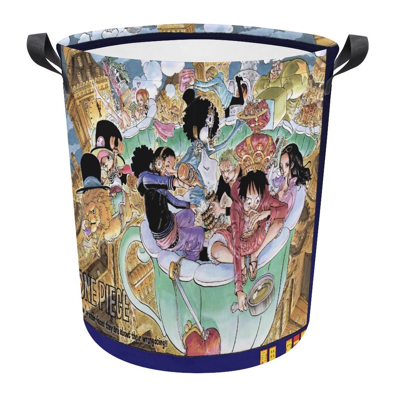 One Piece Laundry Basket Organizer, Collapsible Laundry Hamper Fabric ...