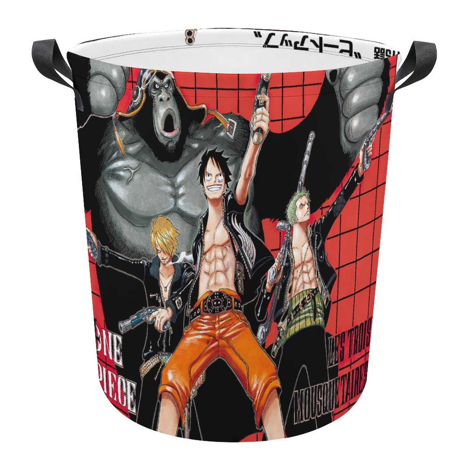 One Piece Laundry Basket Organizer, Collapsible Laundry Hamper Fabric ...