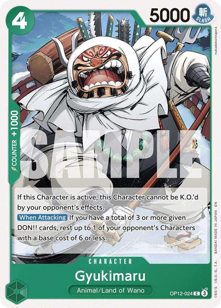 One Piece Legacy of the Master Common Gyukimaru OP12-024 - Walmart.com