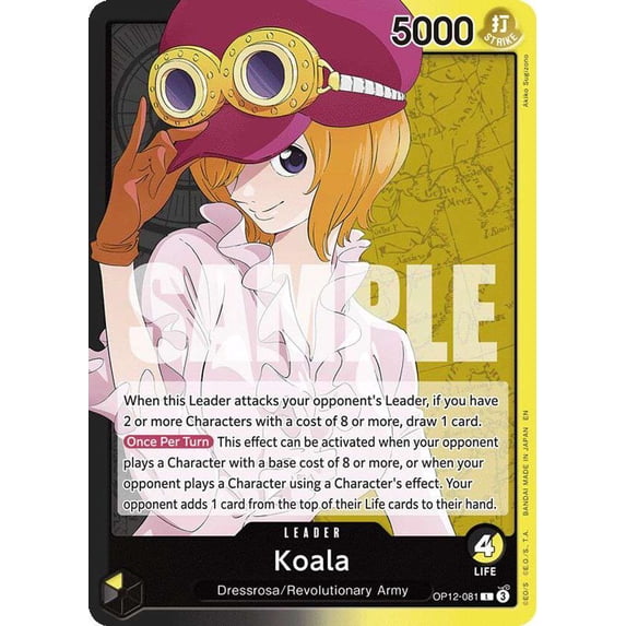 One Piece Legacy of the Master Leader Koala OP12-081 - Walmart.com