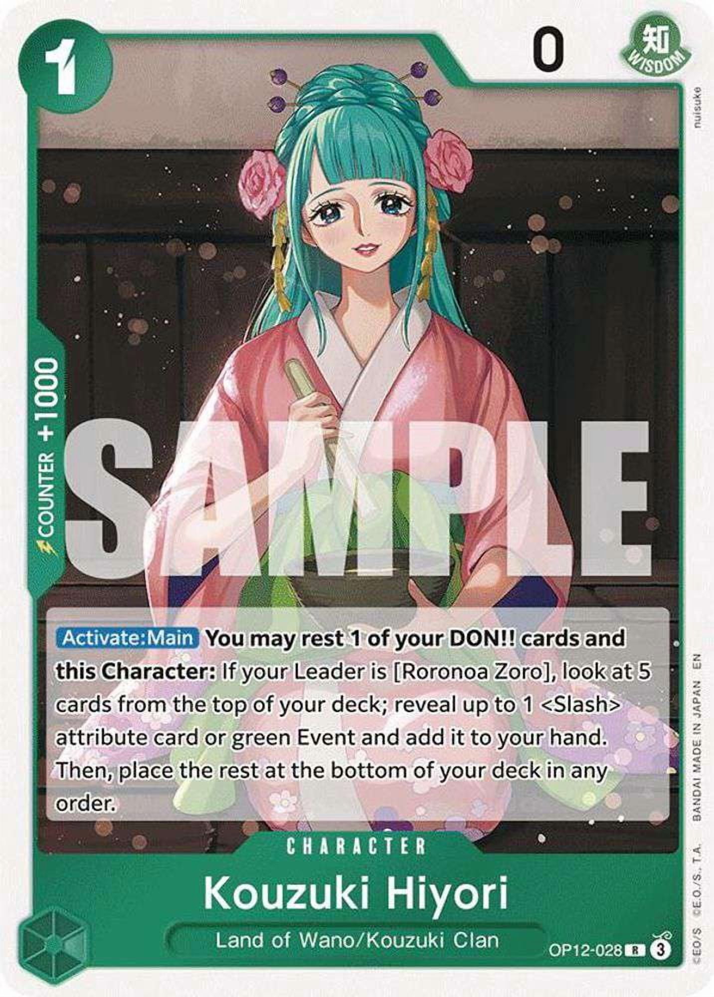 One Piece Legacy of the Master Rare Kouzuki Hiyori OP12-028 - Walmart.com