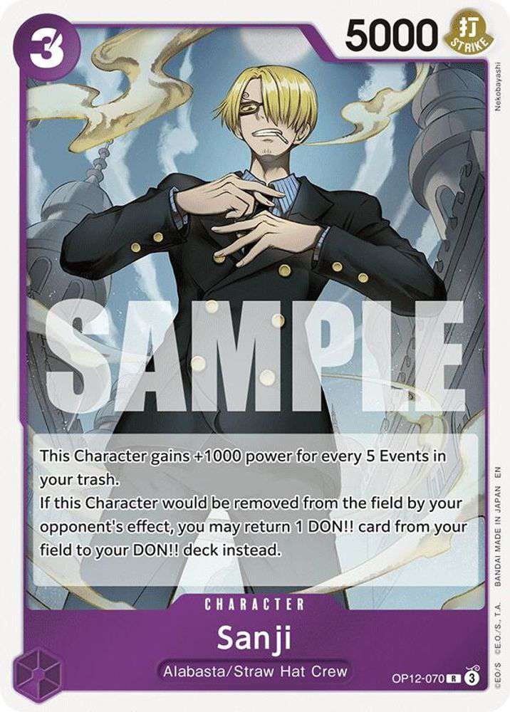 One Piece Legacy of the Master Rare Sanji OP12-070 - Walmart.com