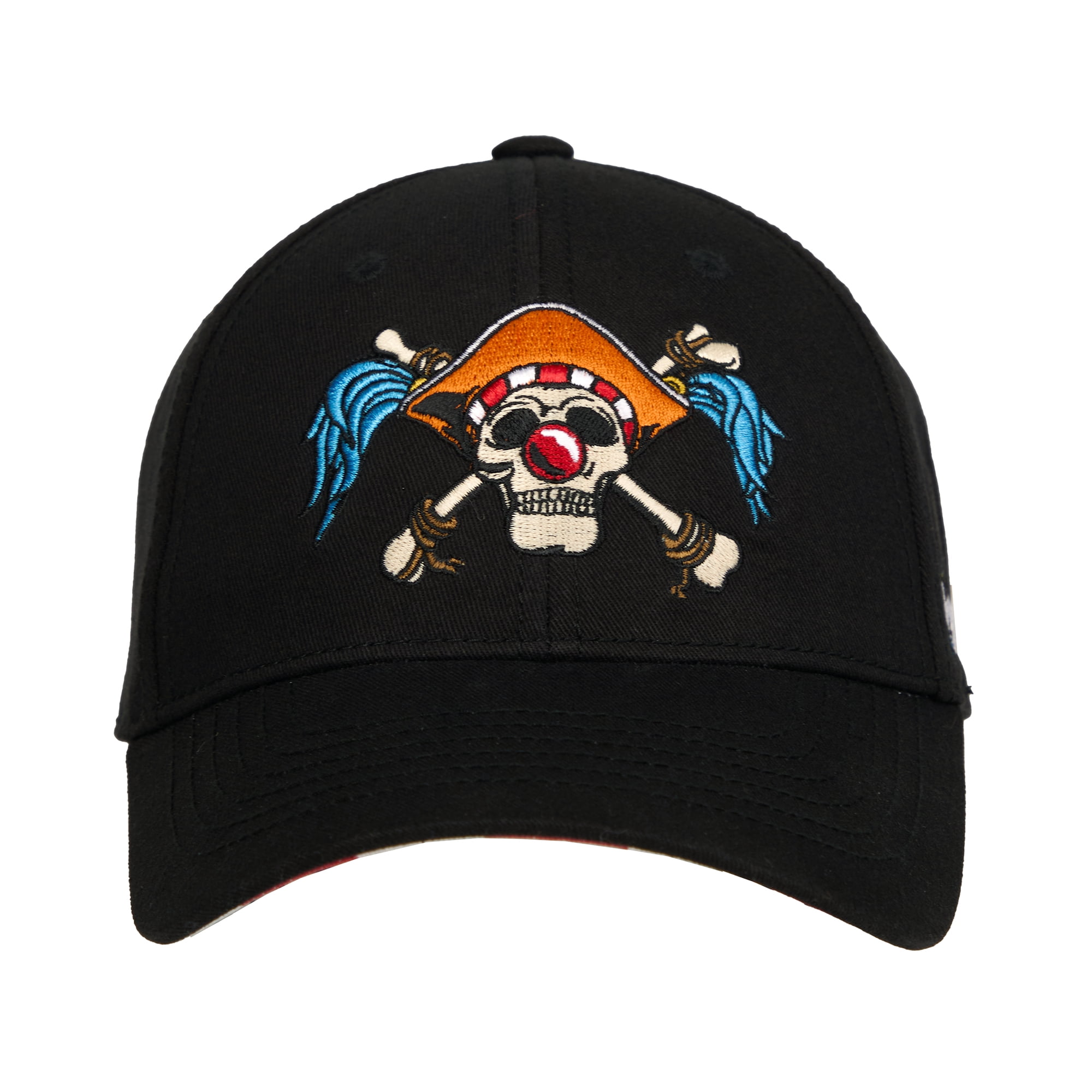 One Piece Live Action Buggy Straw Hat Pirates Emblem Black Traditional ...