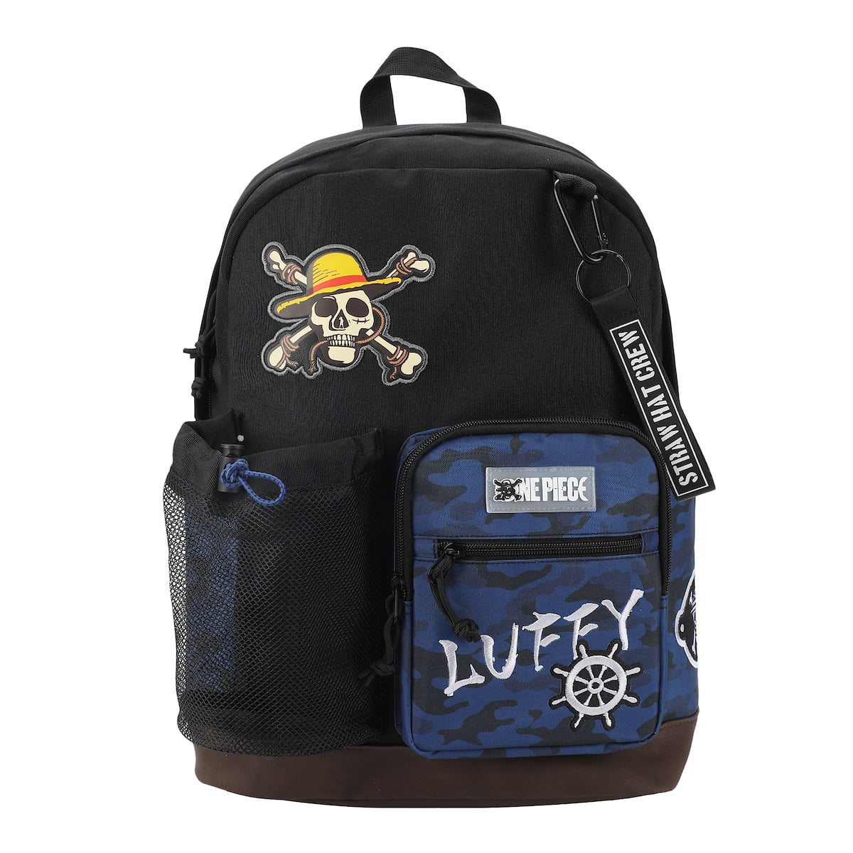 One Piece Live Action Straw Hat Pirates Logo & Luffy Badge Black ...