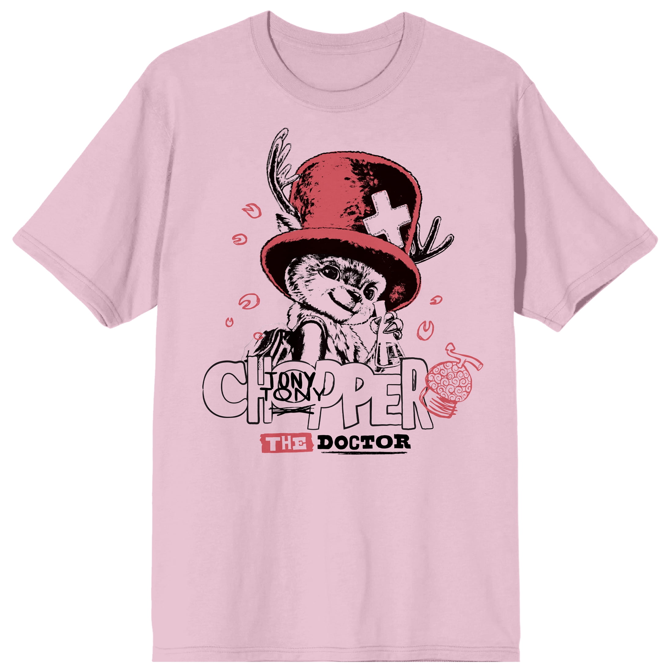 One Piece (Live Action) Tony Tony Chopper The Doctor Men's Pink Short ...