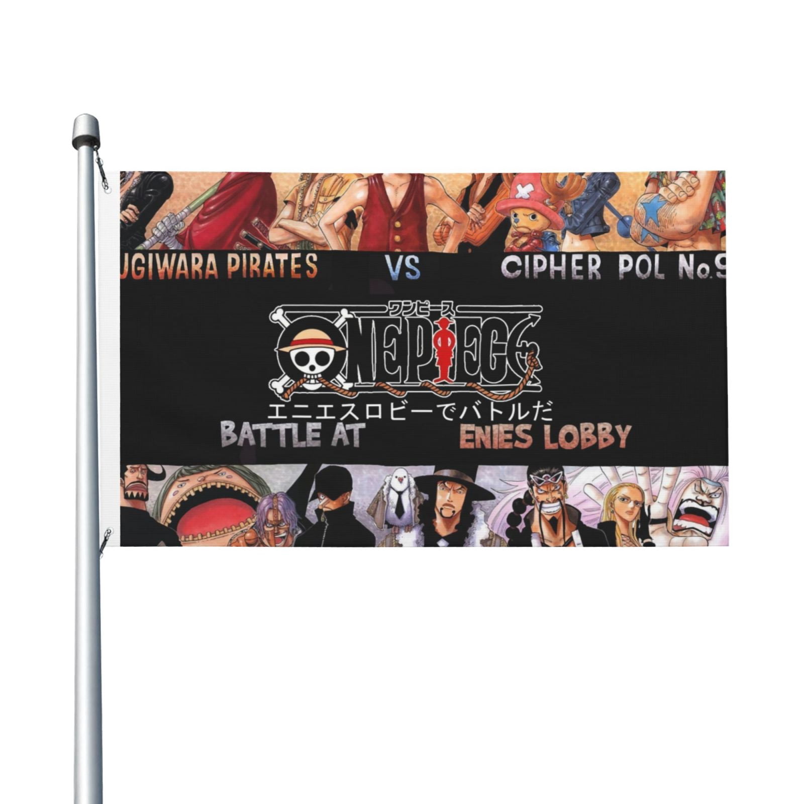 One Piece Luffy 3x5ft Face Flag Fade Proof Holiday Fall Flag Outdoor ...