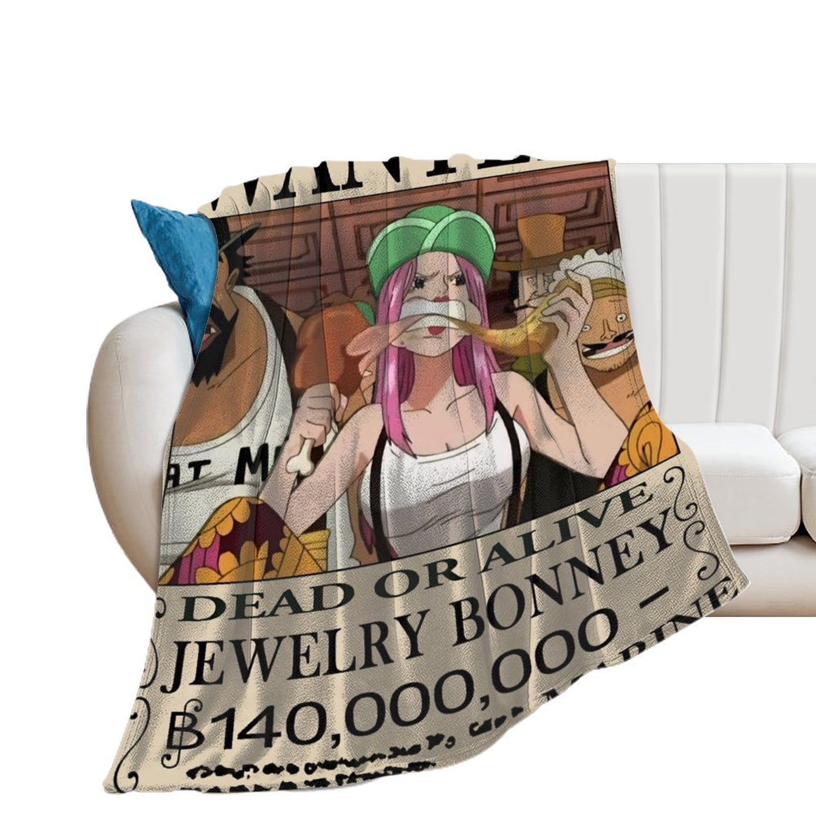 One Piece Luffy A (250) Throw Blanket Blankets and Throws Beach Picnic ...