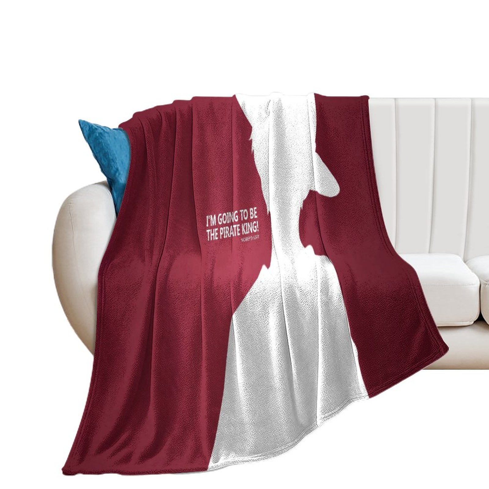 One Piece Luffy B (1151) Throw Blanket Blankets and Throws Beach Picnic ...