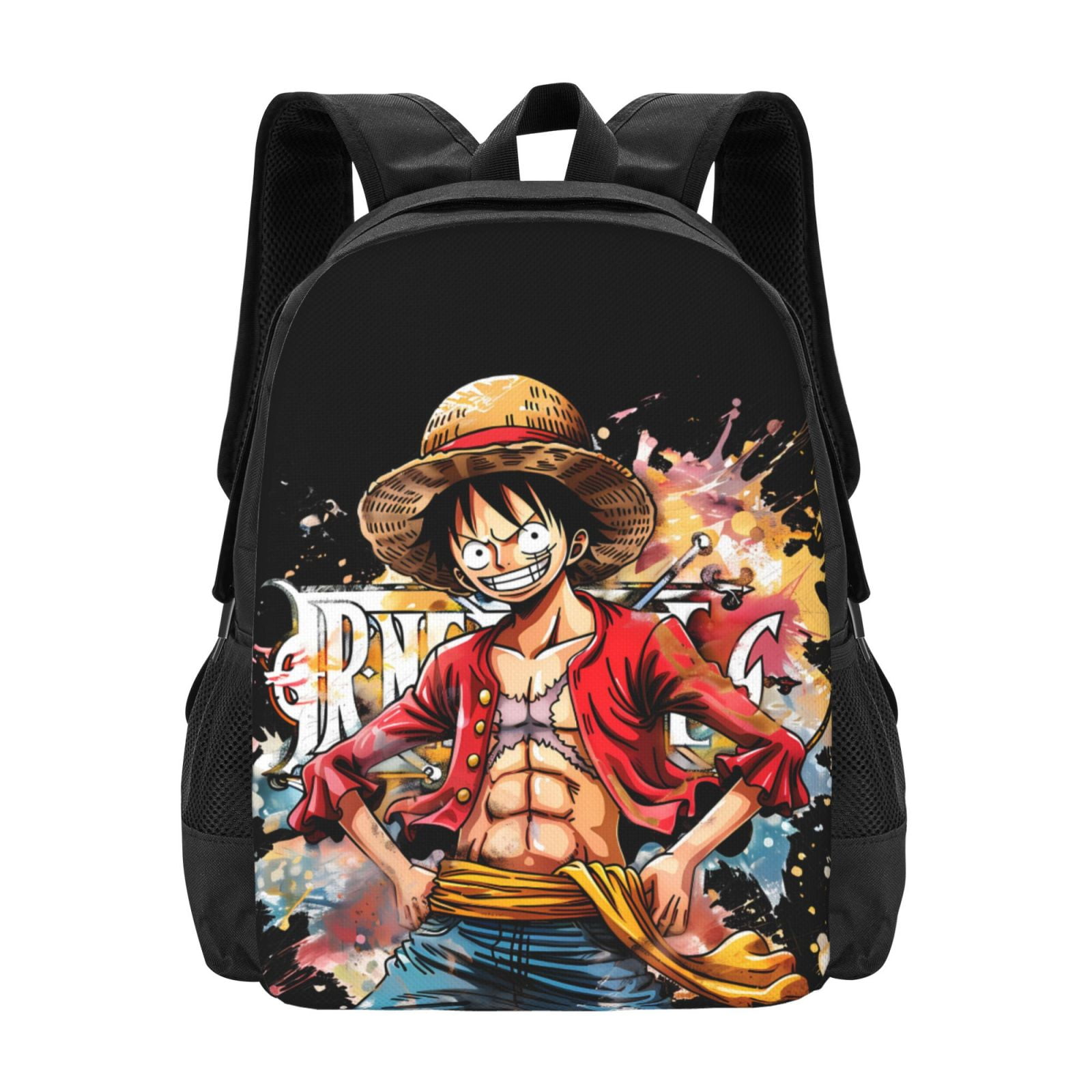 One Piece Luffy Backpack Cartoon Anime Luffy Backpack Anime 3D Printed ...