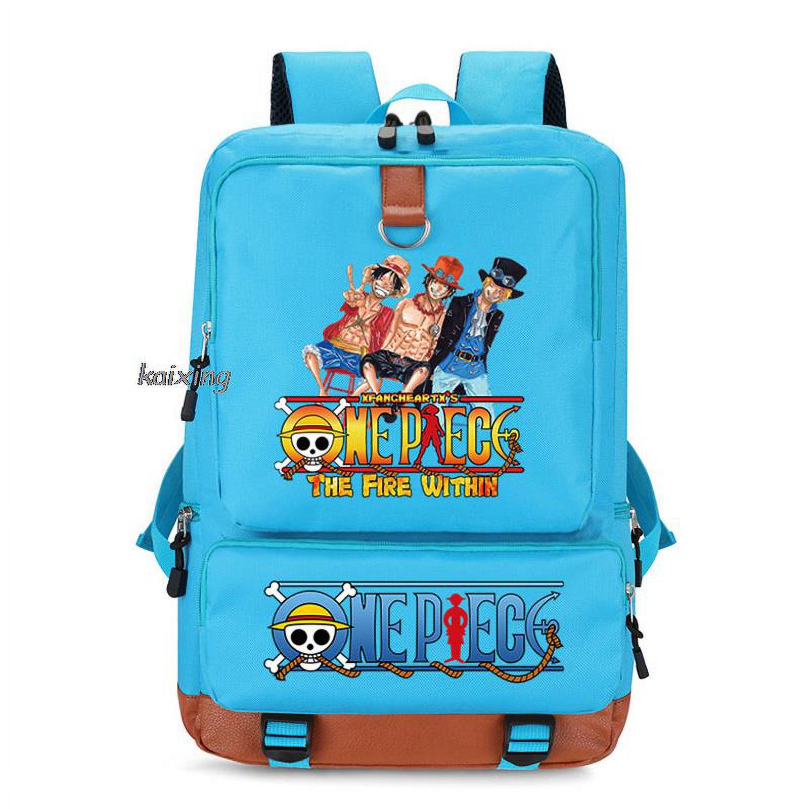 One Piece Luffy Backpack Fashion Capacity School Bags For Teens ...