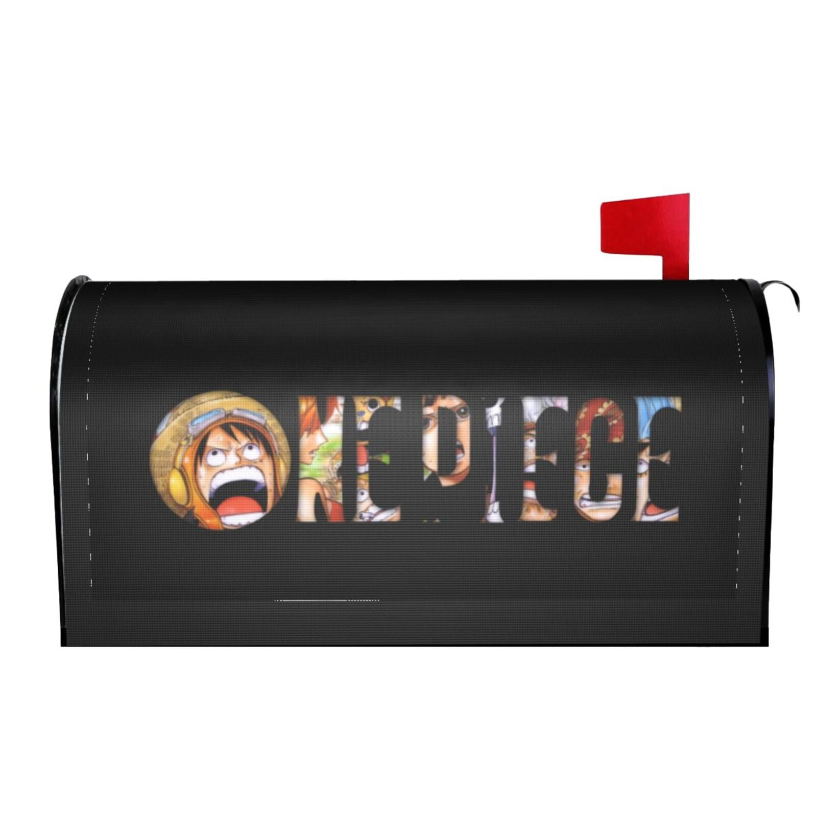 One Piece Luffy Cartoon Character Mailbox Cover Magnetic Standard Size ...