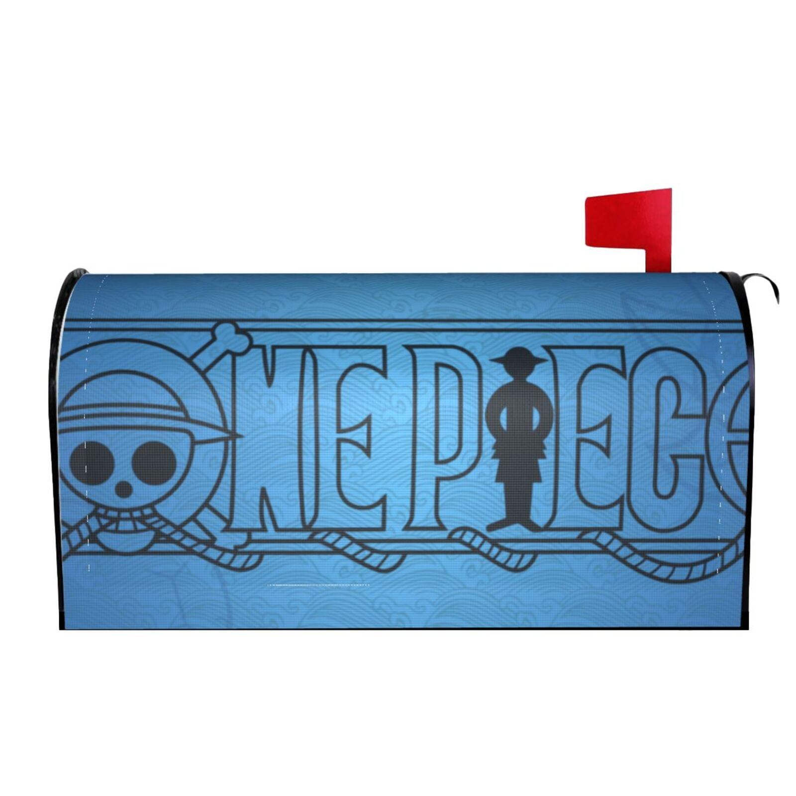 One Piece Luffy Cartoon Character Mailbox Cover Magnetic Standard Size ...