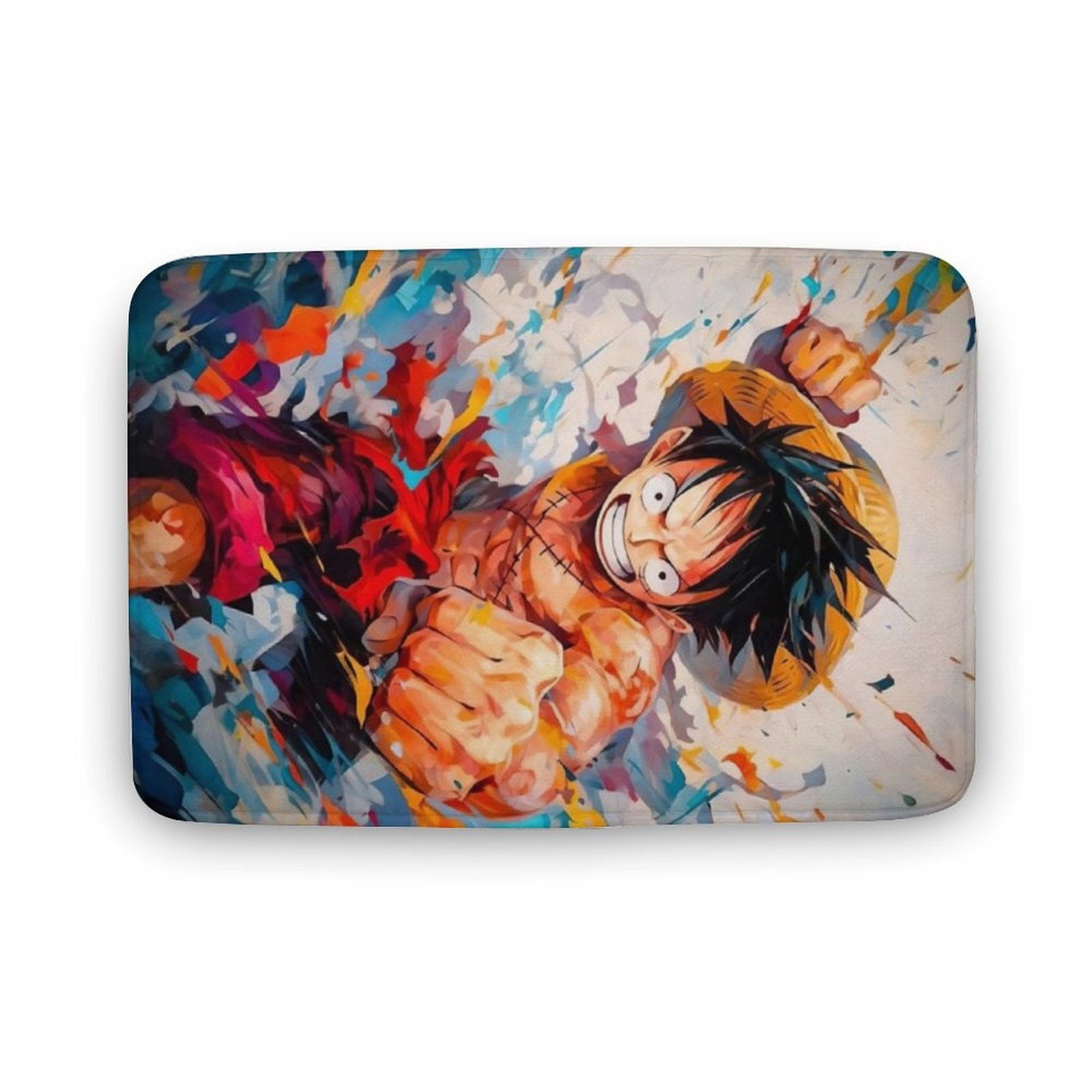 One Piece Luffy Cartoon home bedroom floor mat bathroom carpet 19.7"x31 ...