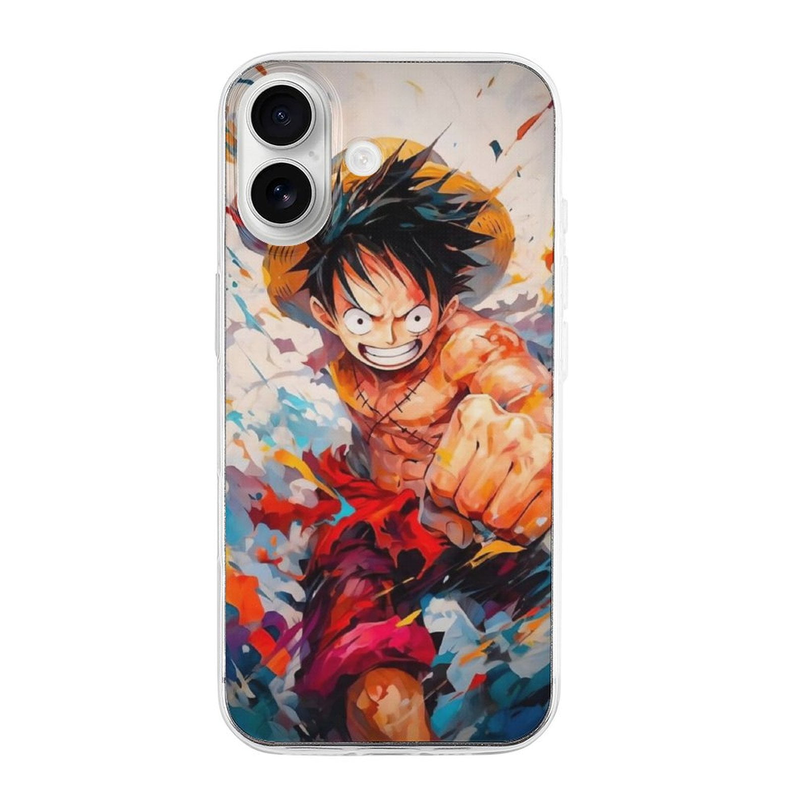 One Piece Luffy Case for iPhone 16 Anime Durable TPU Protective Phone ...