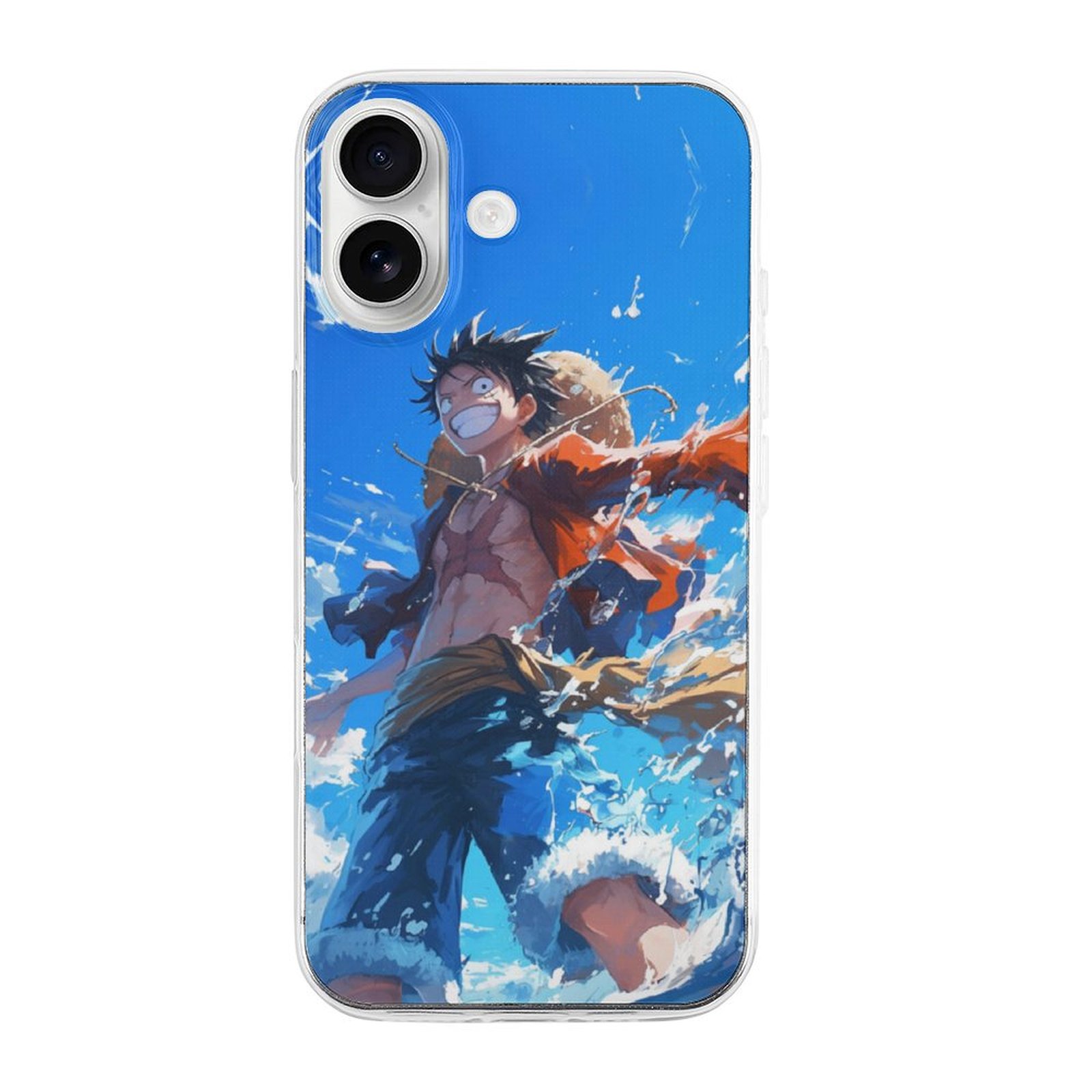 One Piece Luffy Case for iPhone 16 Anime Durable TPU Protective Phone ...
