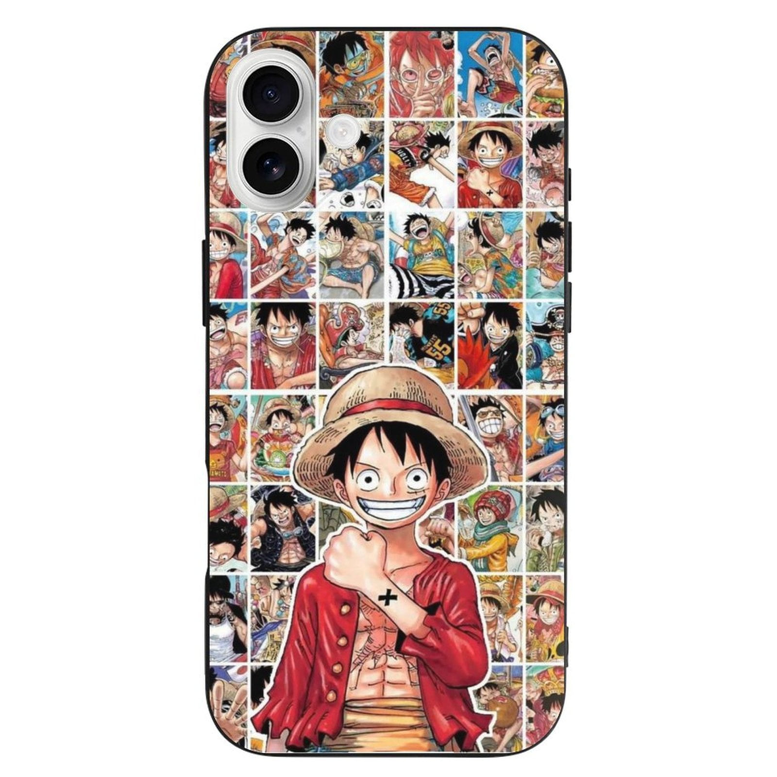 One Piece Luffy Case for iPhone 16 Plus Anime Durable TPU Protective ...