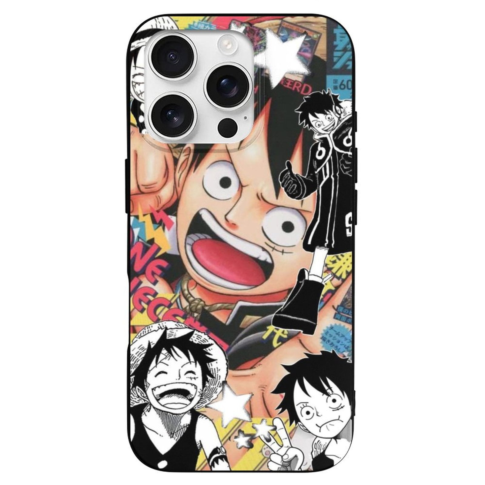 One Piece Luffy Case for iPhone 16 Pro Anime Durable TPU Protective ...